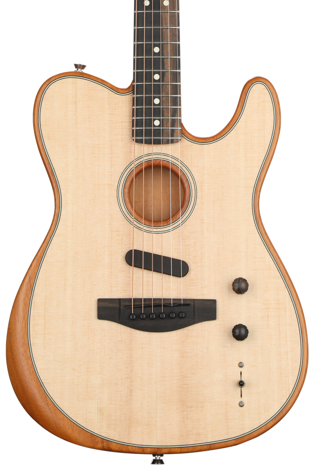 Fender American Acoustasonic Telecaster - Natural | Sweetwater