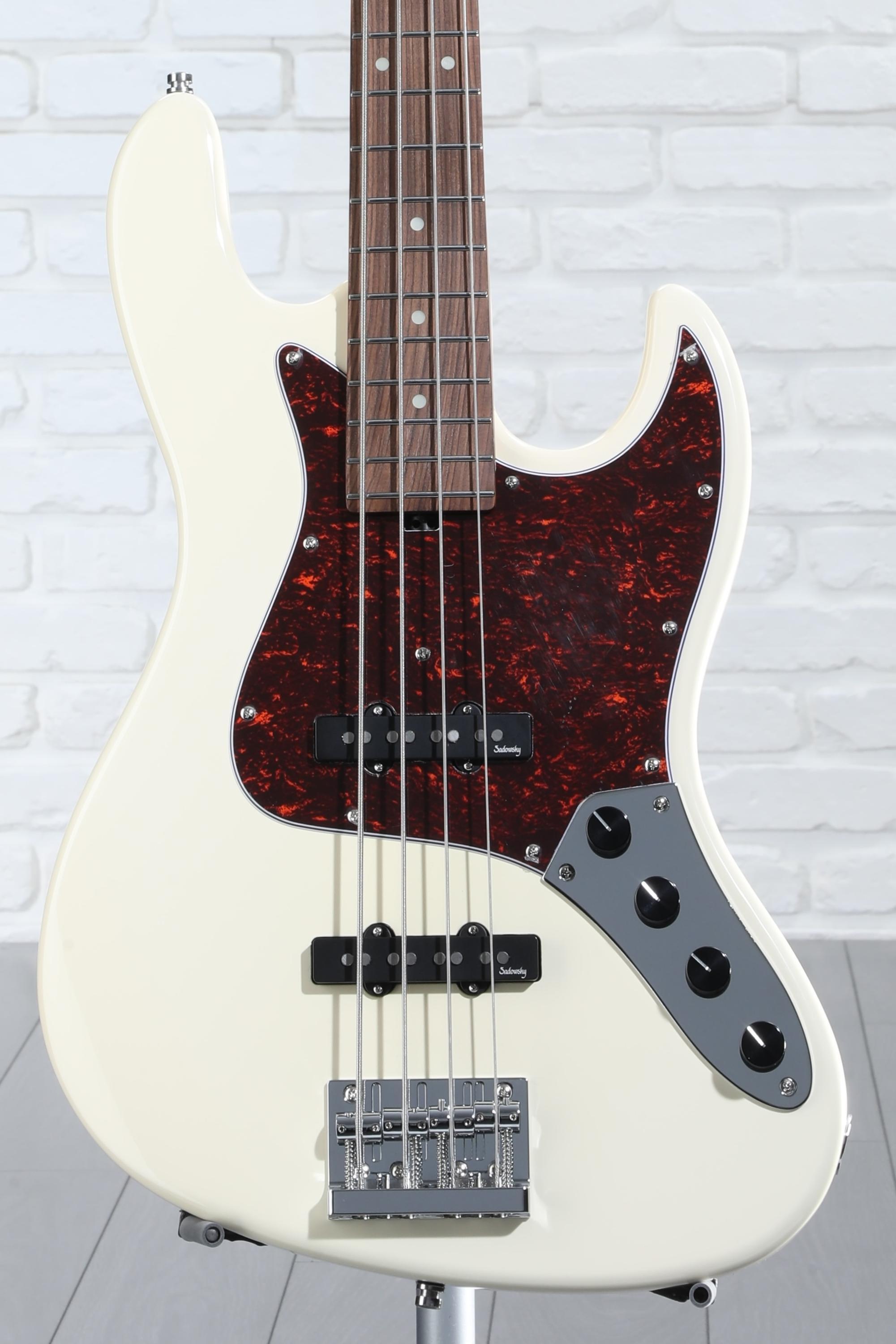 Sadowsky MetroExpress 21-fret Vintage JJ Bass, 4-string - Olympic White | Sweetwater