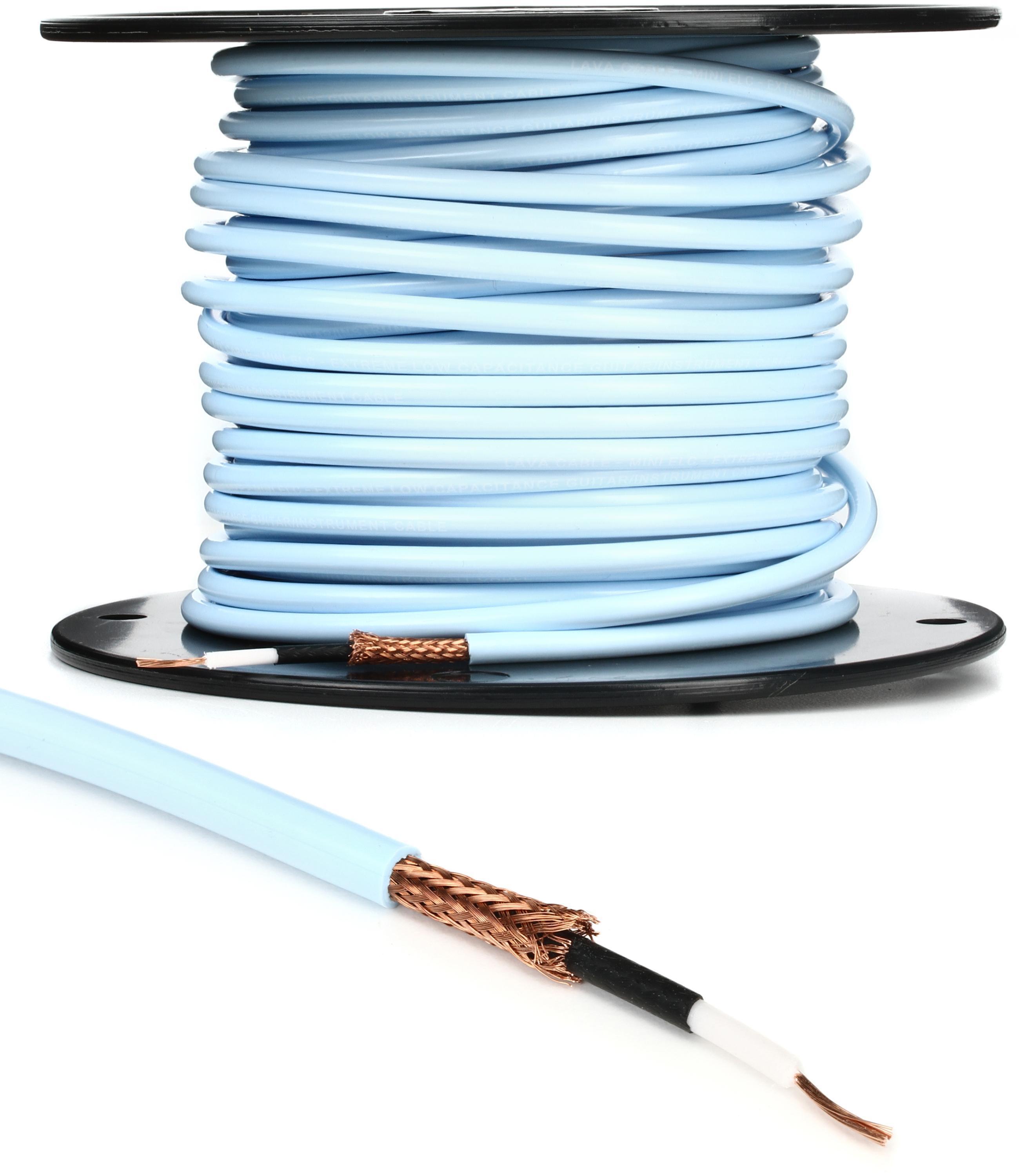 Lava Cable Mini ELC Instrument Wire - Carolina Blue (priced per foot ...