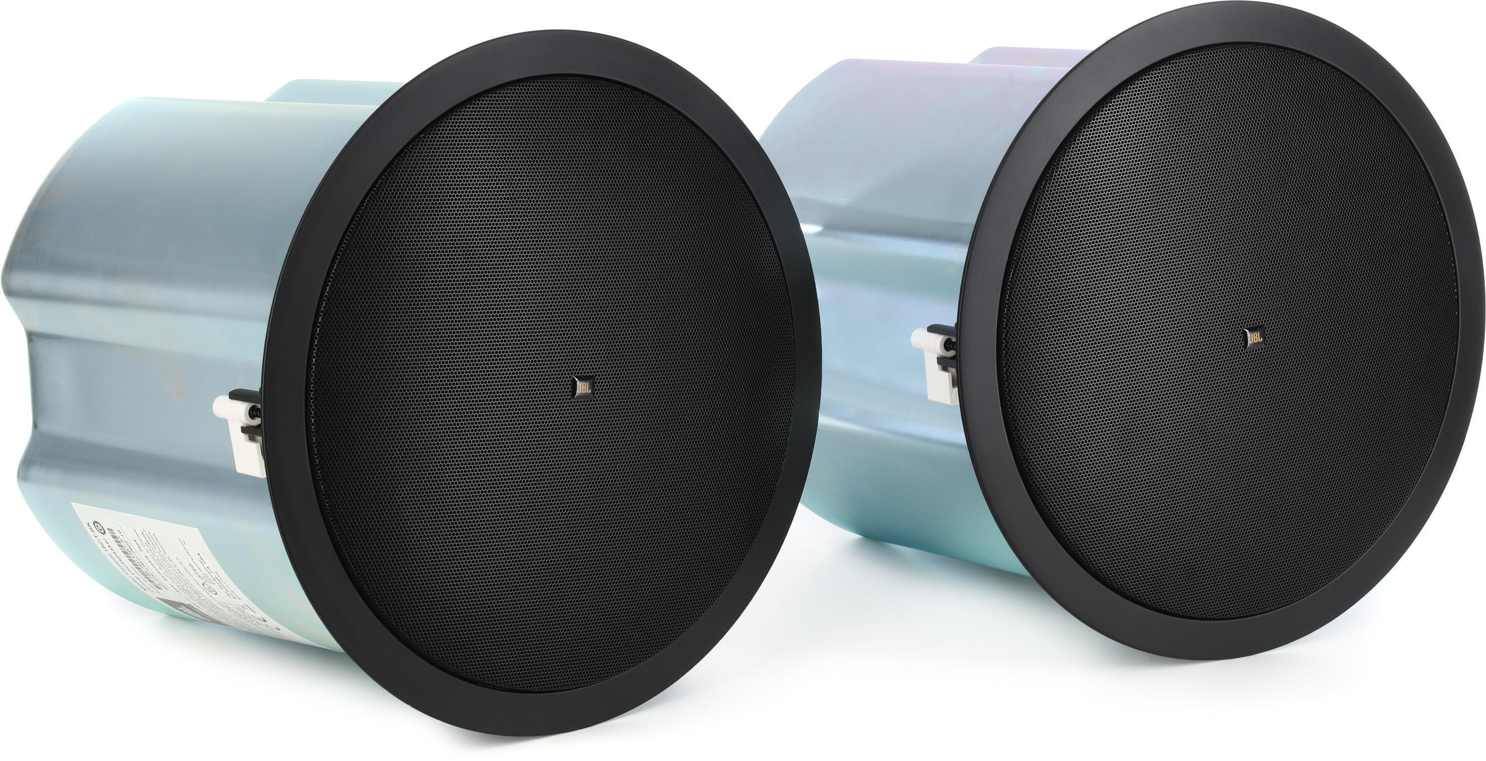 JBL Control 18C/T 8-inch Coaxial Ceiling Speaker Pair - Black | Sweetwater