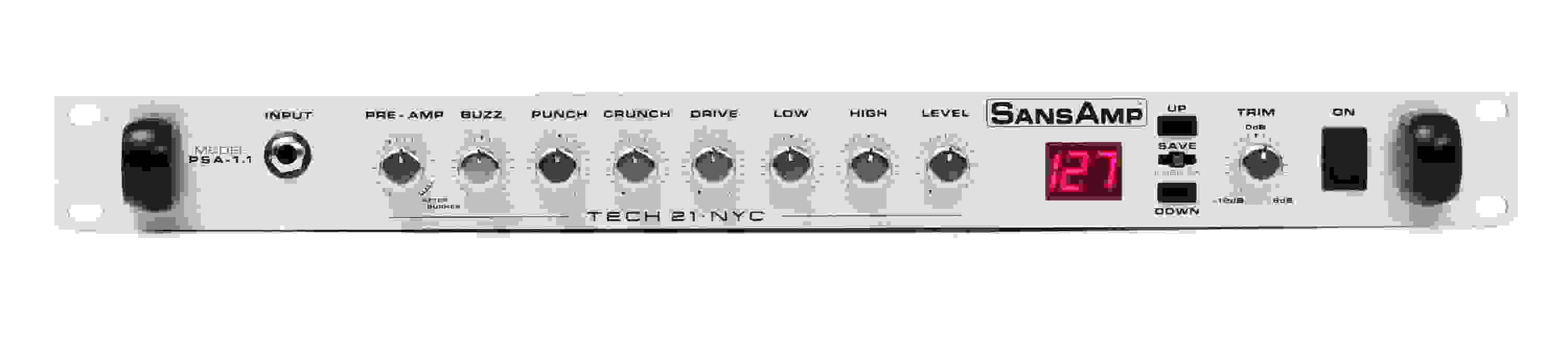 Tech 21 SansAmp PSA-1.1 Analog Tube Amplifier Emulator Pre-Amp | Sweetwater