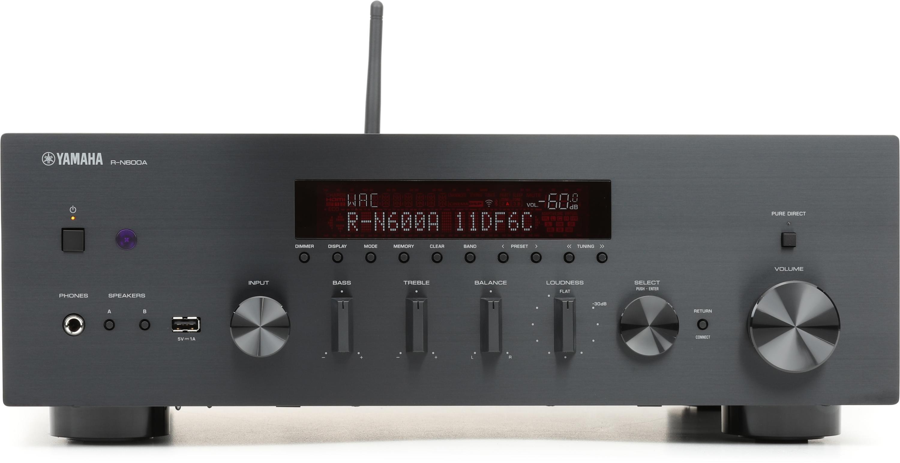 Yamaha R-N600A Stereo Network Receiver - Black | Sweetwater