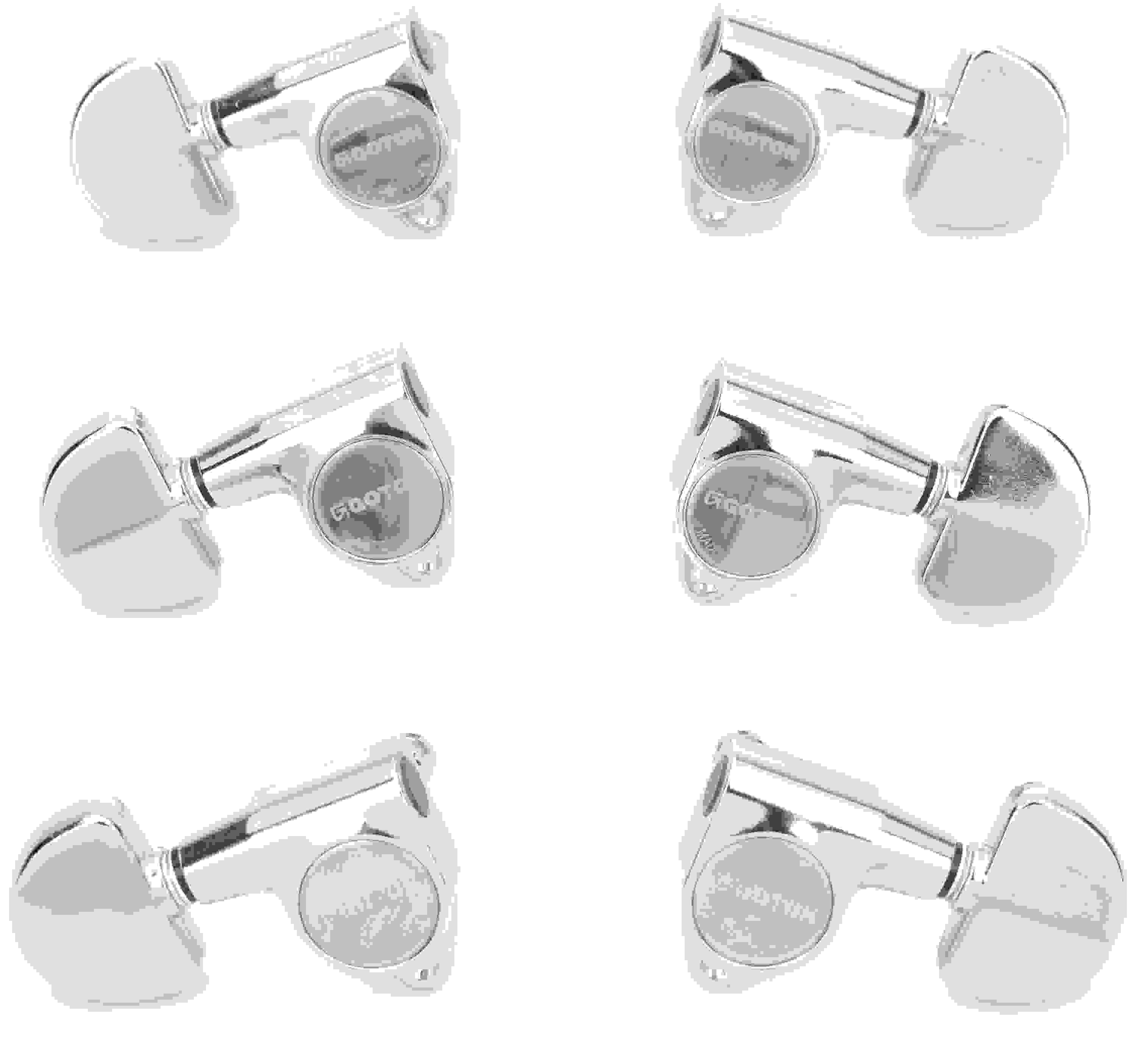 Gotoh SG301-20 Tuners - 3+3 Chrome, Kidney Buttons | Sweetwater