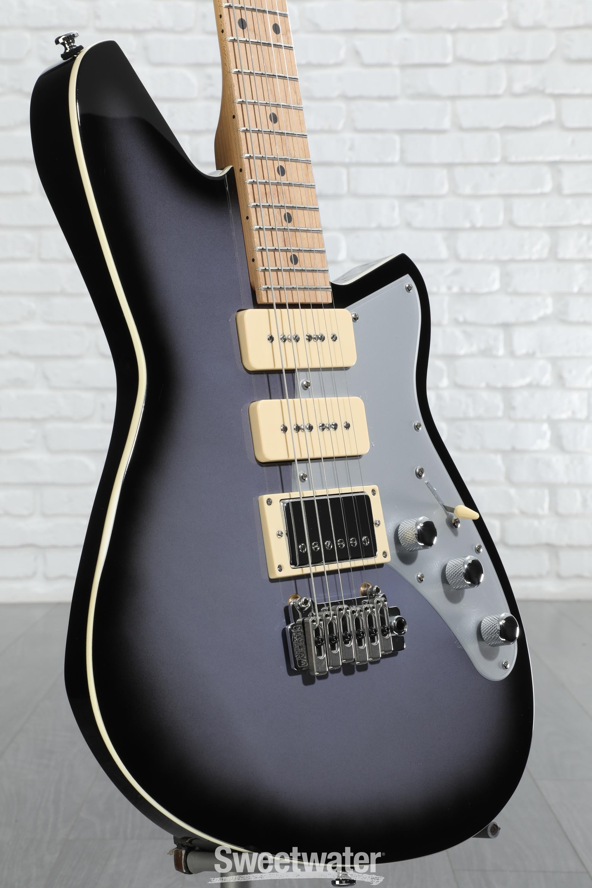 Reverend Six Gun HPP Electric Guitar - Periwinkle Burst | Sweetwater