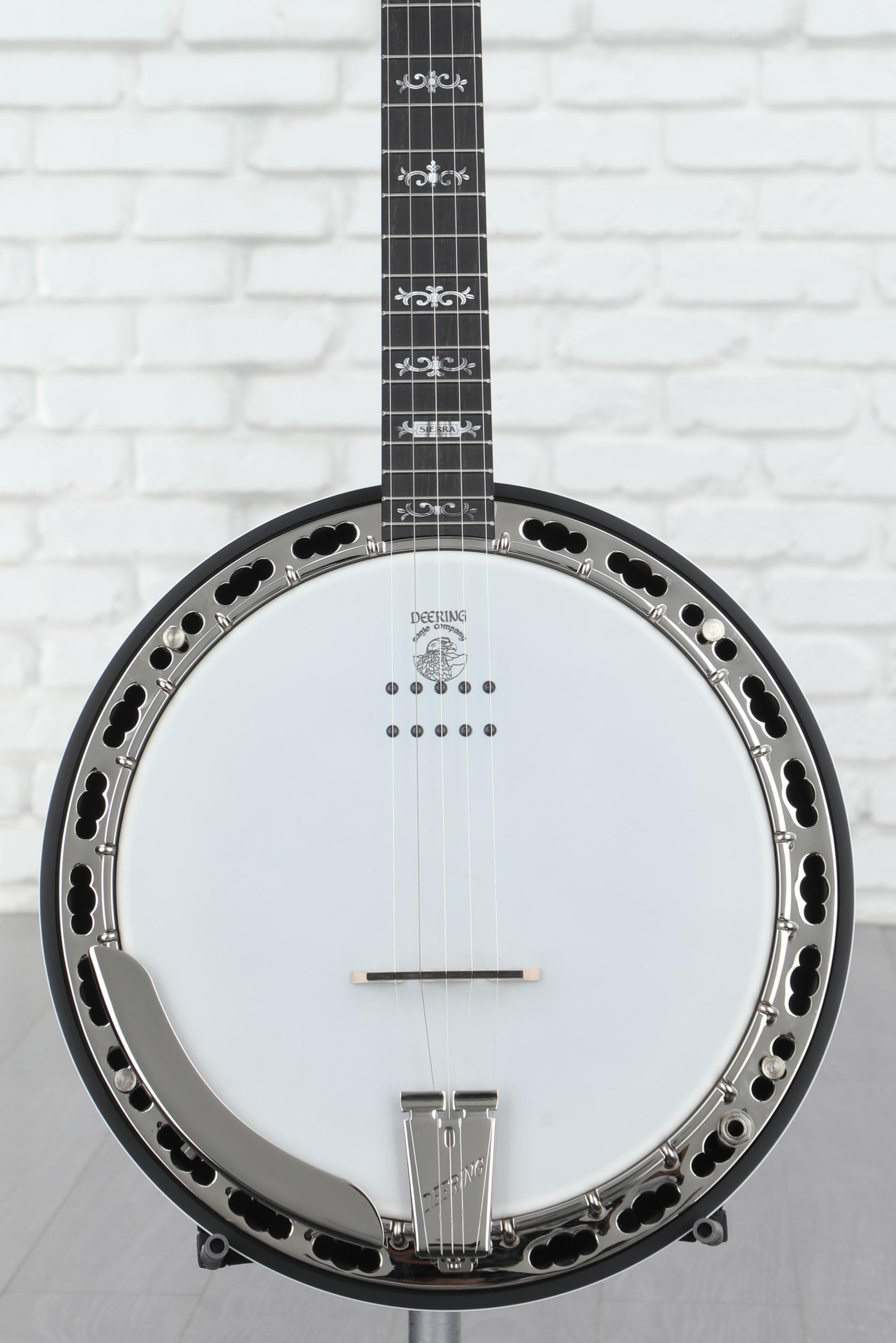 Deering Sierra Mahogany 5-string Acoustic-electric Resonator Banjo ...