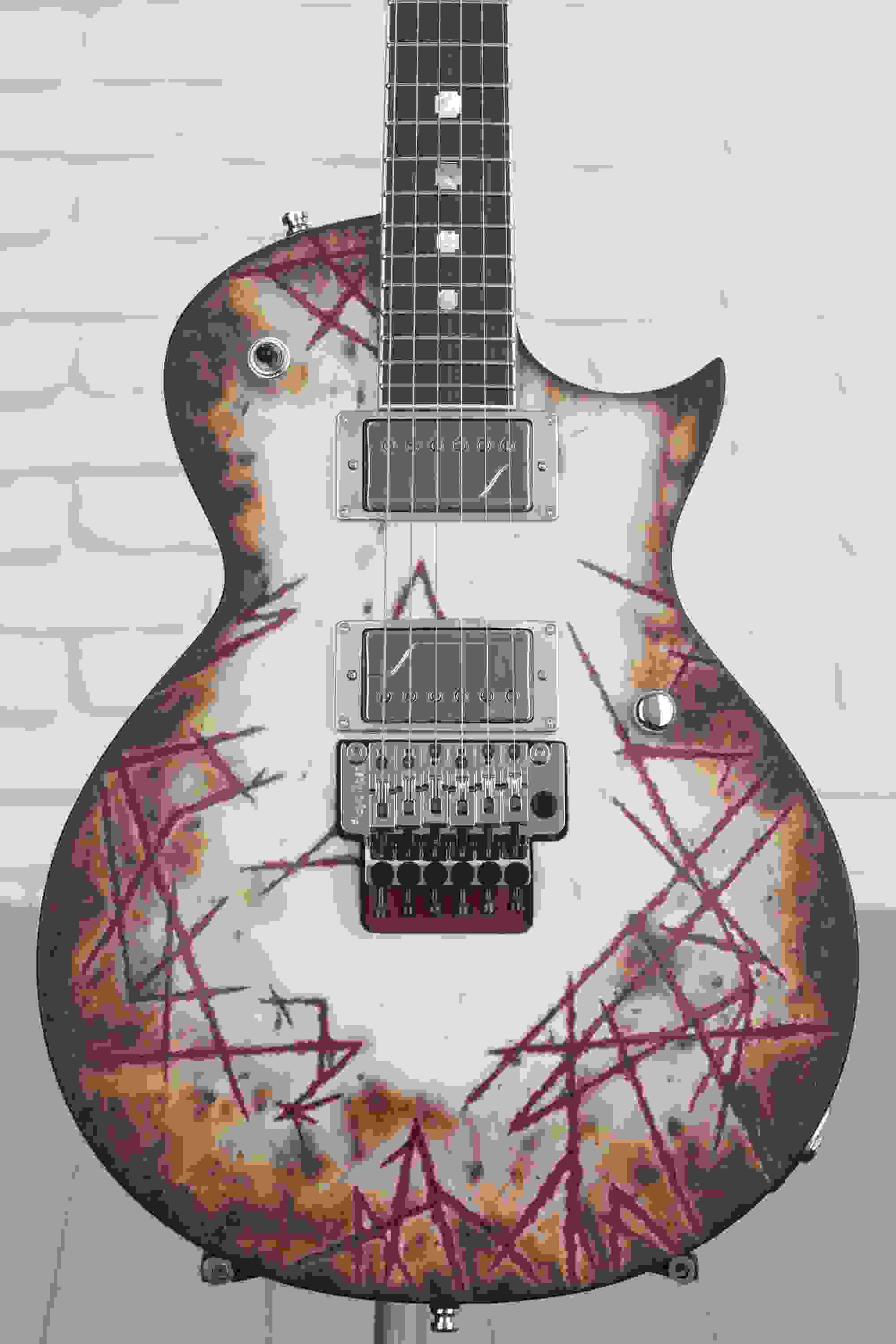 ESP RZK-II Burnt Richard Z Kruspe Signature Electric Guitar ...