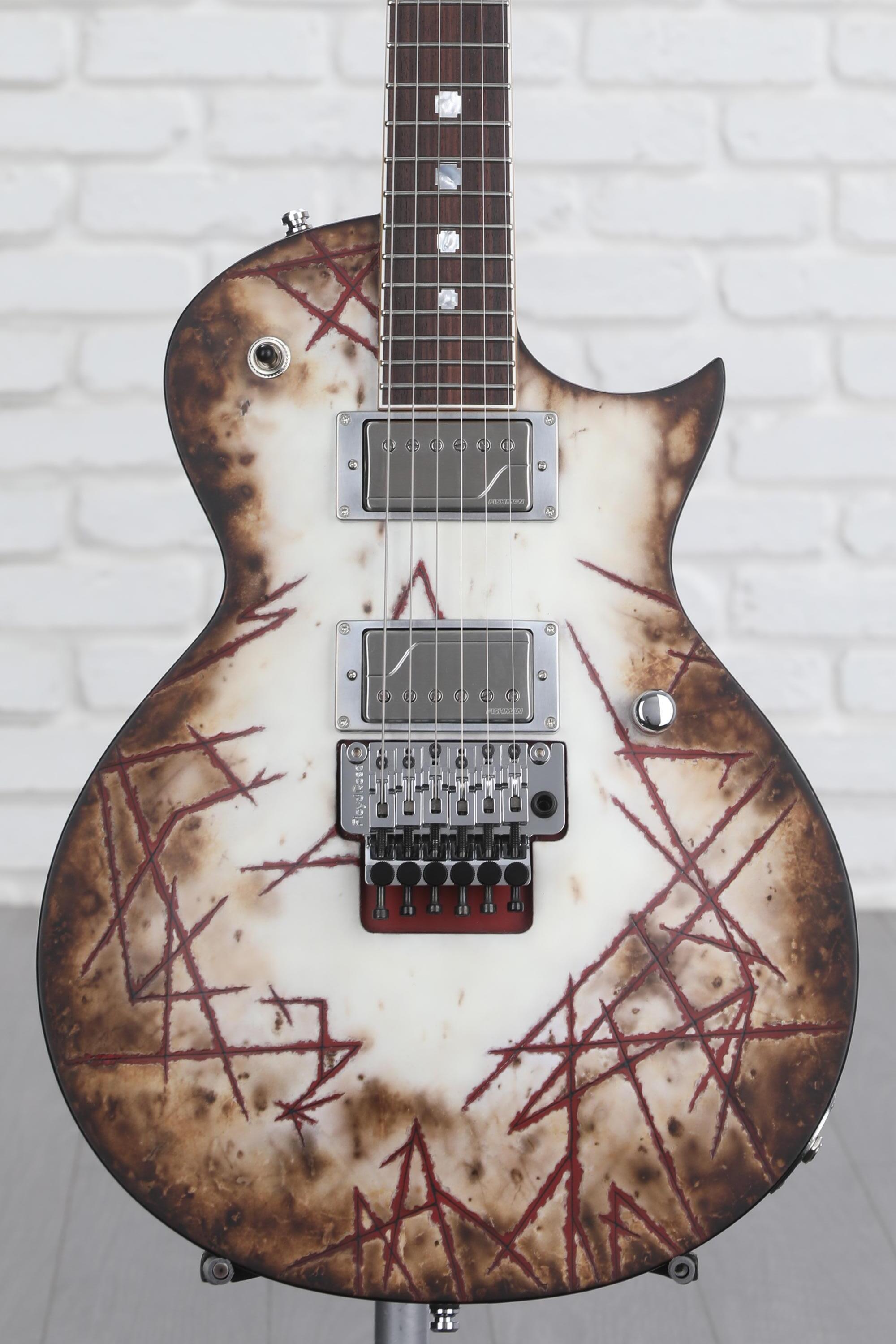 ESP RZK-II Burnt Richard Z Kruspe Signature Electric Guitar ...