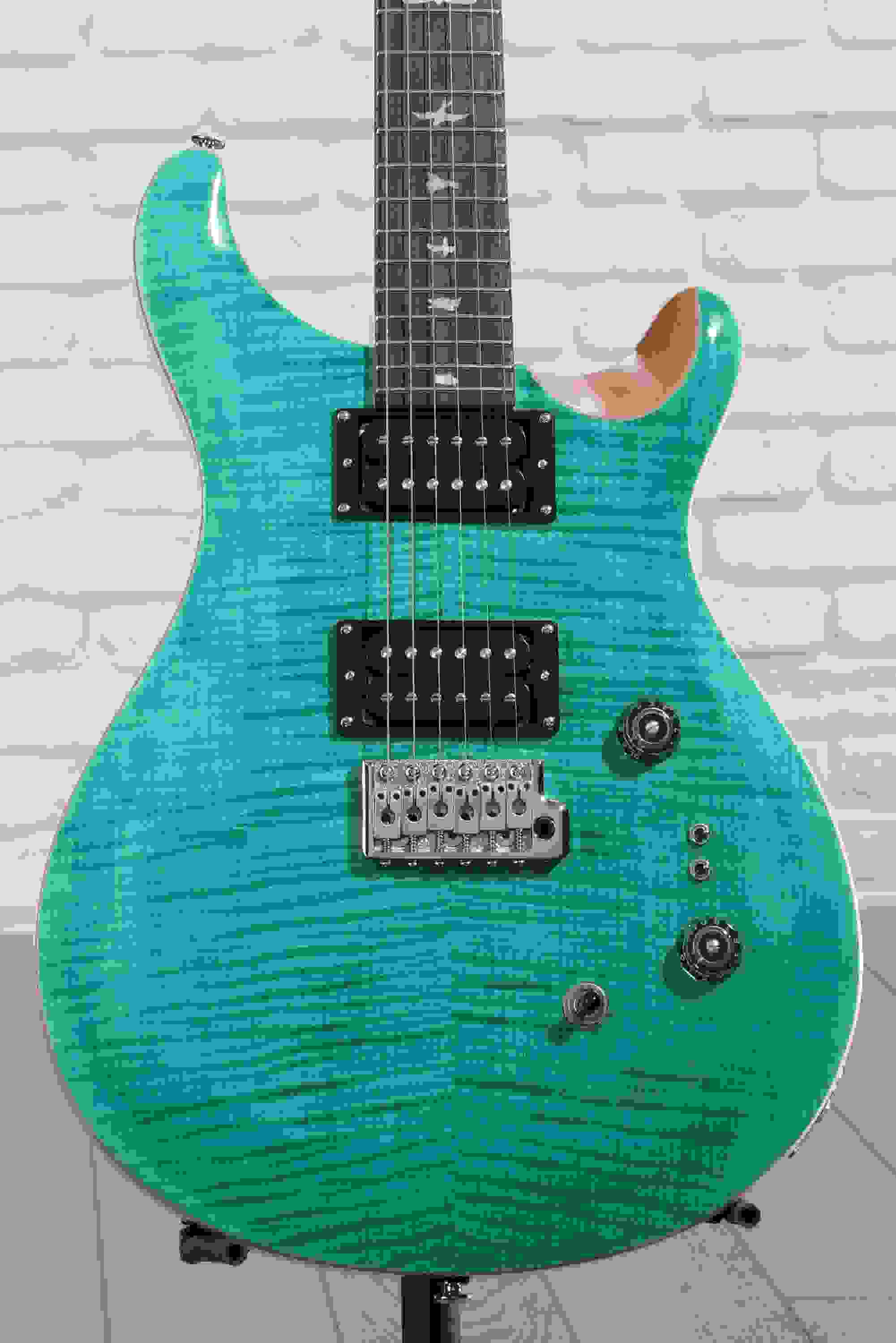 PRS SE Custom 24-08 Electric Guitar - Turquoise | Sweetwater