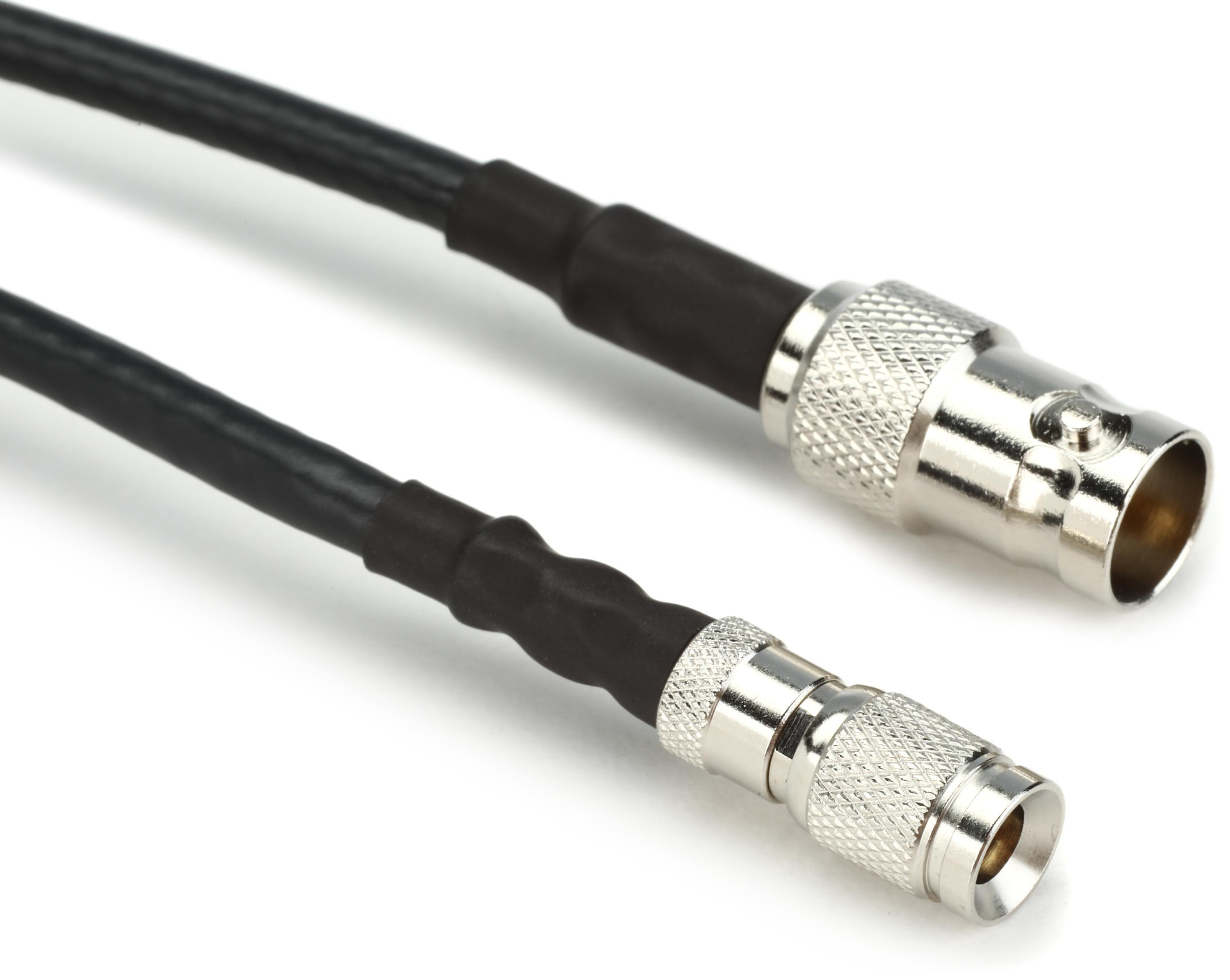 Blackmagic Design Din 1.0/2.3 to BNC Female Adapter Cable - 7.9 inches | Sweetwater