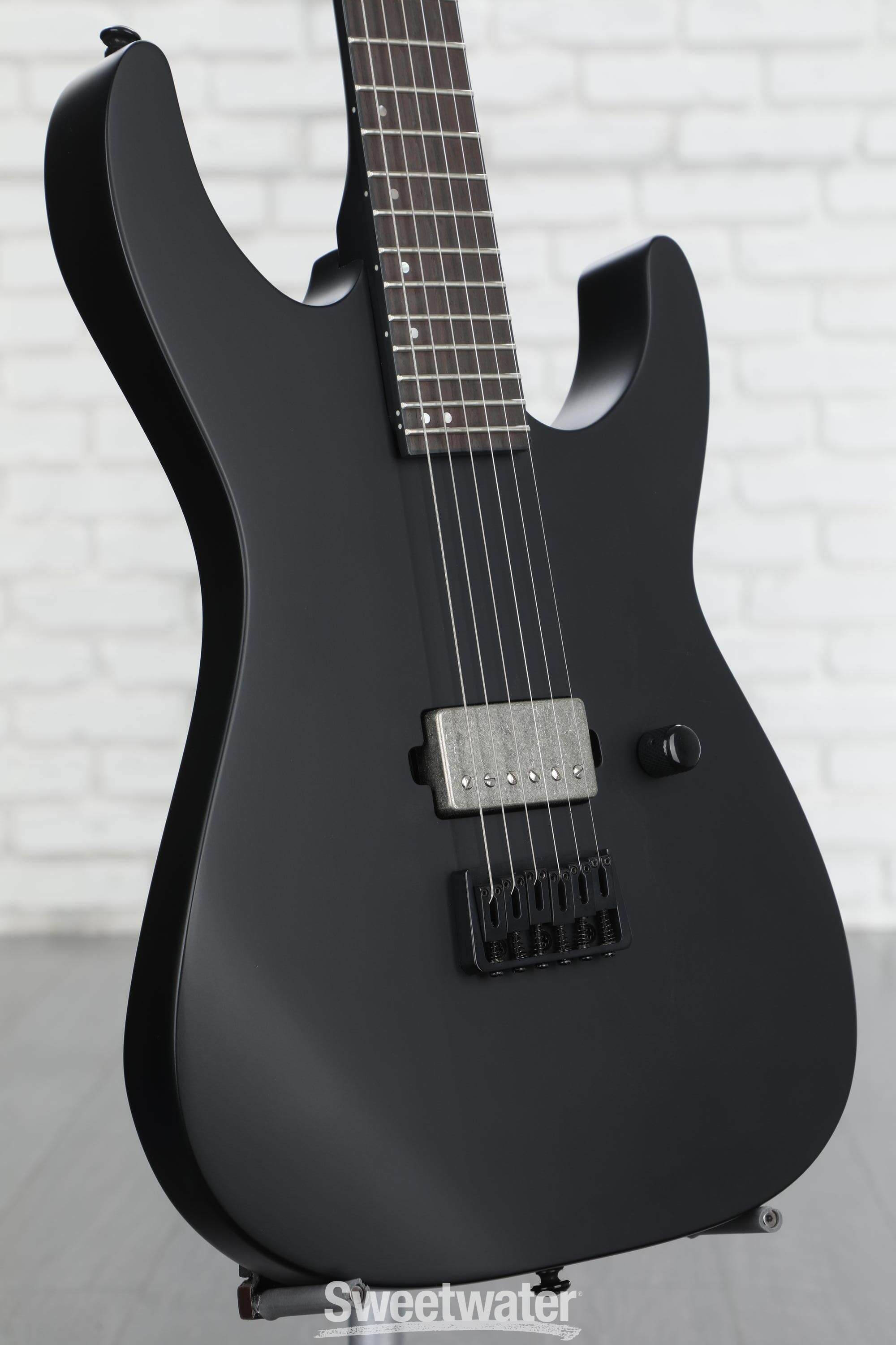 ESP LTD M-201 HT Electric Guitar - Black Satin | Sweetwater
