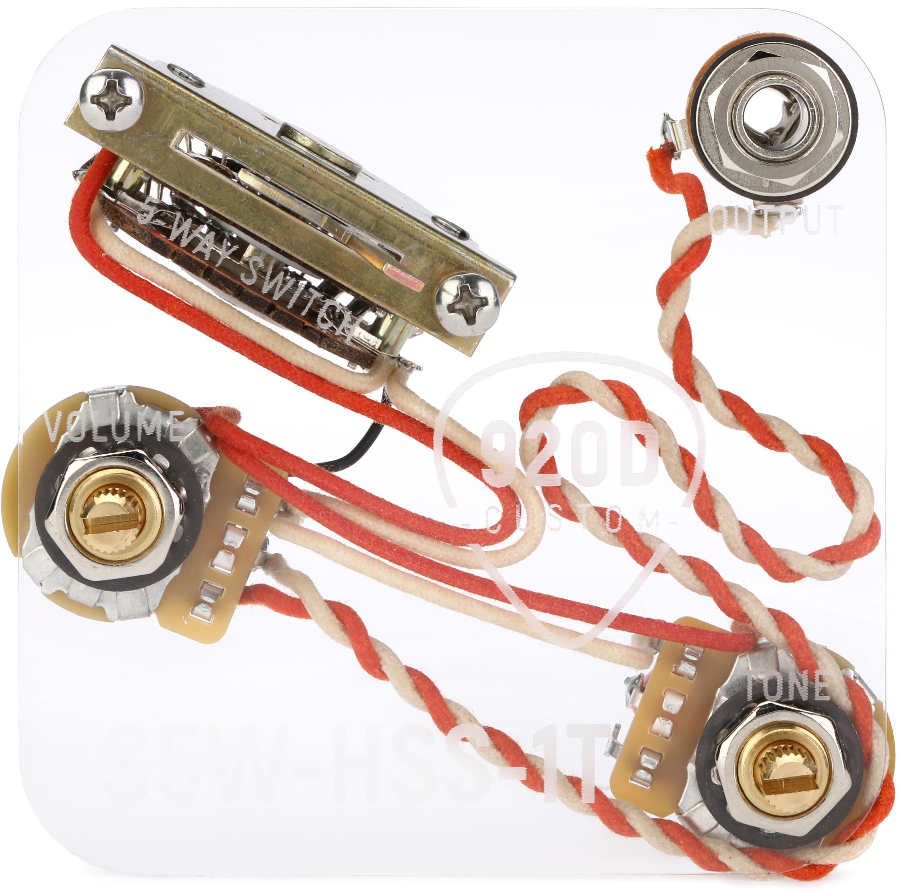 920D Custom S5W-HSS-1T Wiring Harness Upgrade | Sweetwater