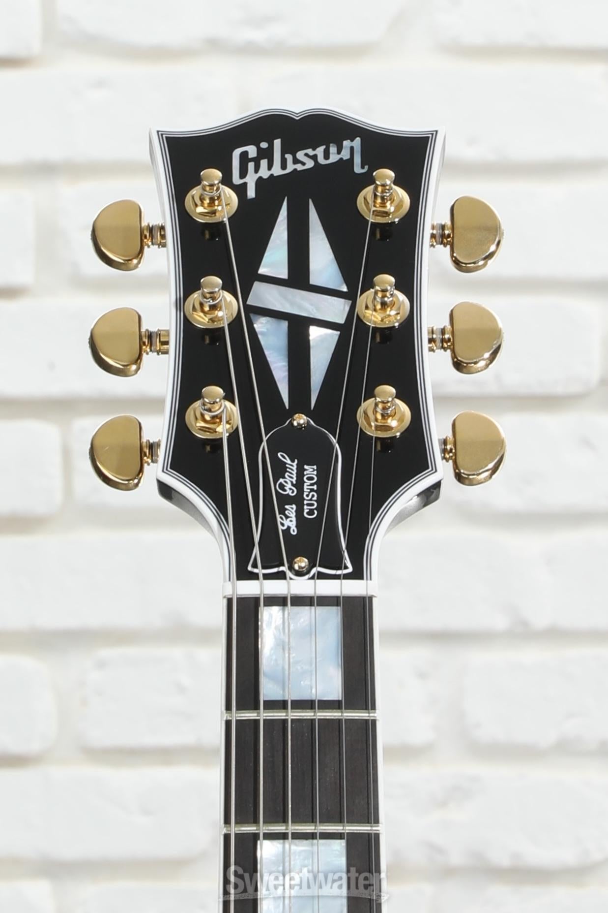 Gibson Custom Made to Measure Les Paul Custom Electric Guitar - Ebony ...