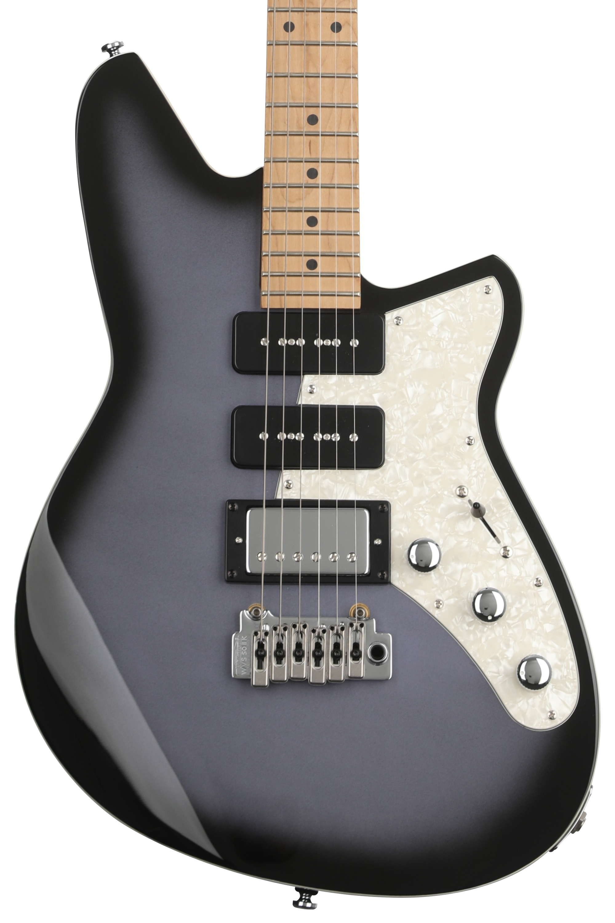 Reverend Six Gun HPP Electric Guitar - Periwinkle Burst | Sweetwater