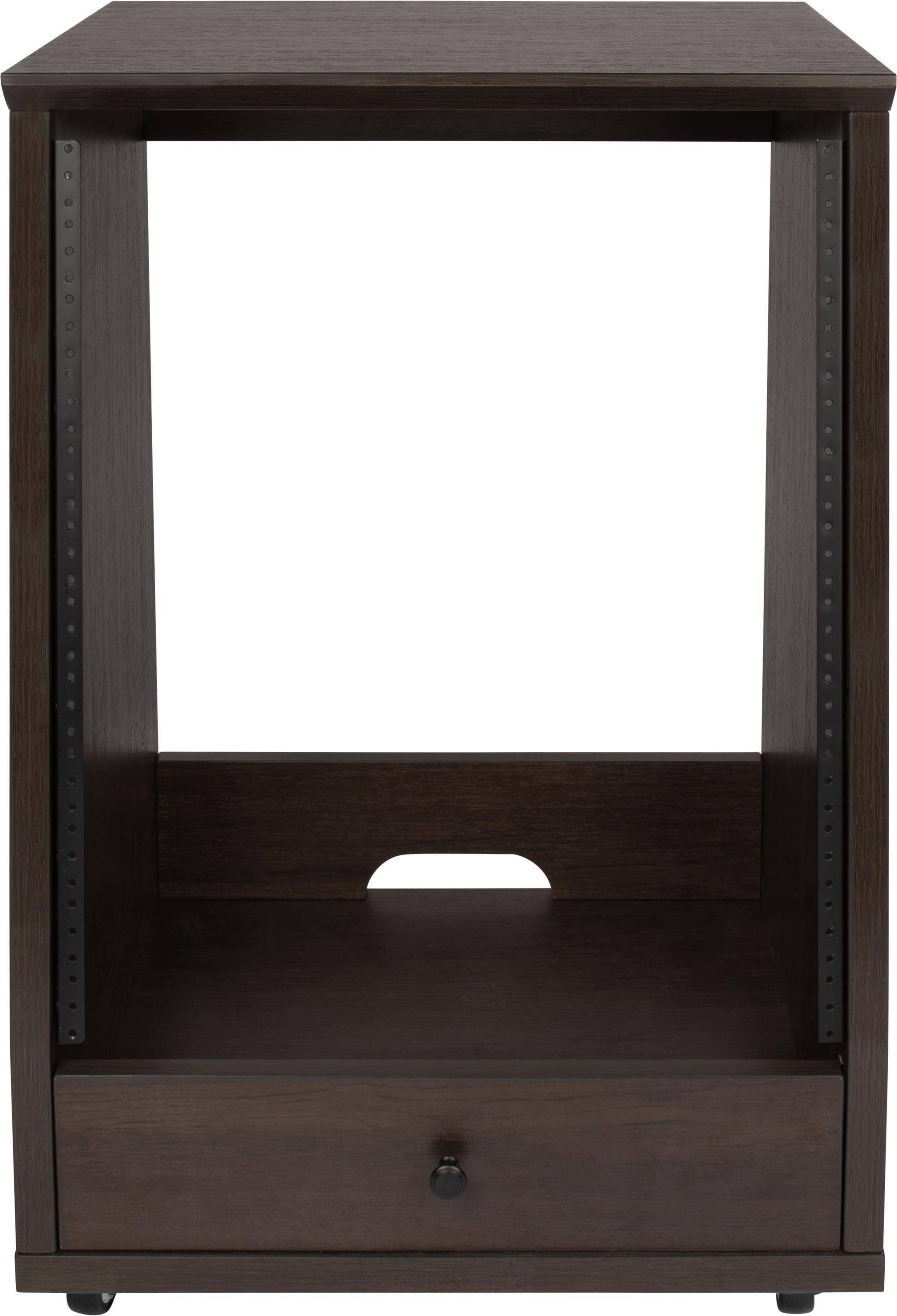 Gator Frameworks Elite 12U Angled Studio Rack - Dark Walnut Brown ...