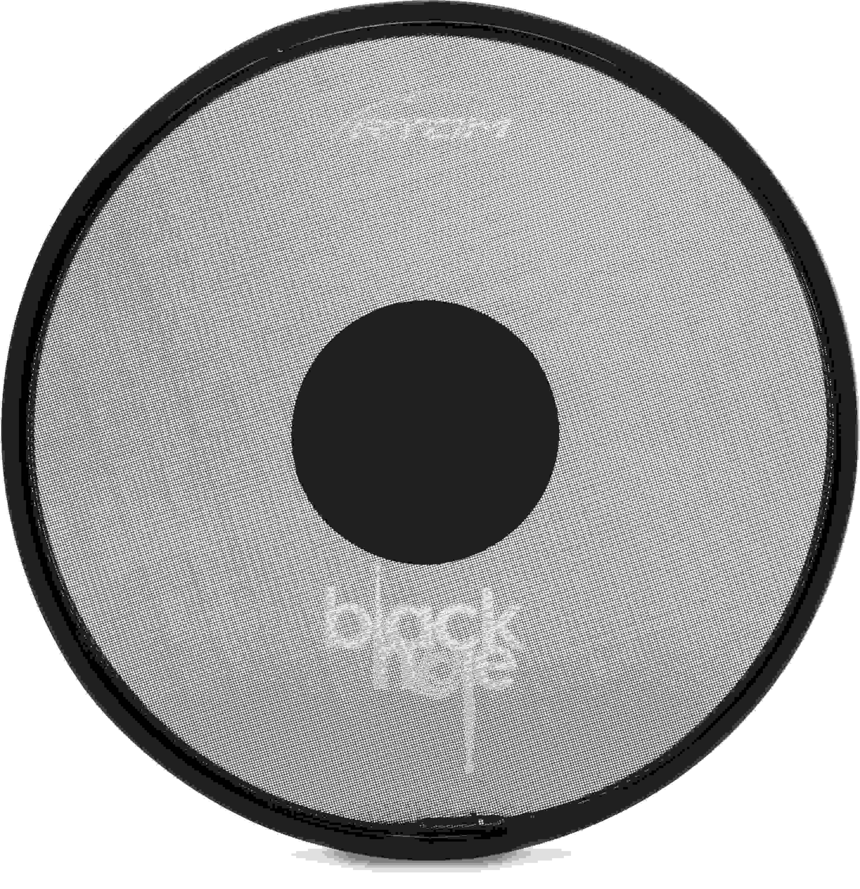 RTOM Black Hole Snap-on Mesh Practice Pad - 12-inch | Sweetwater