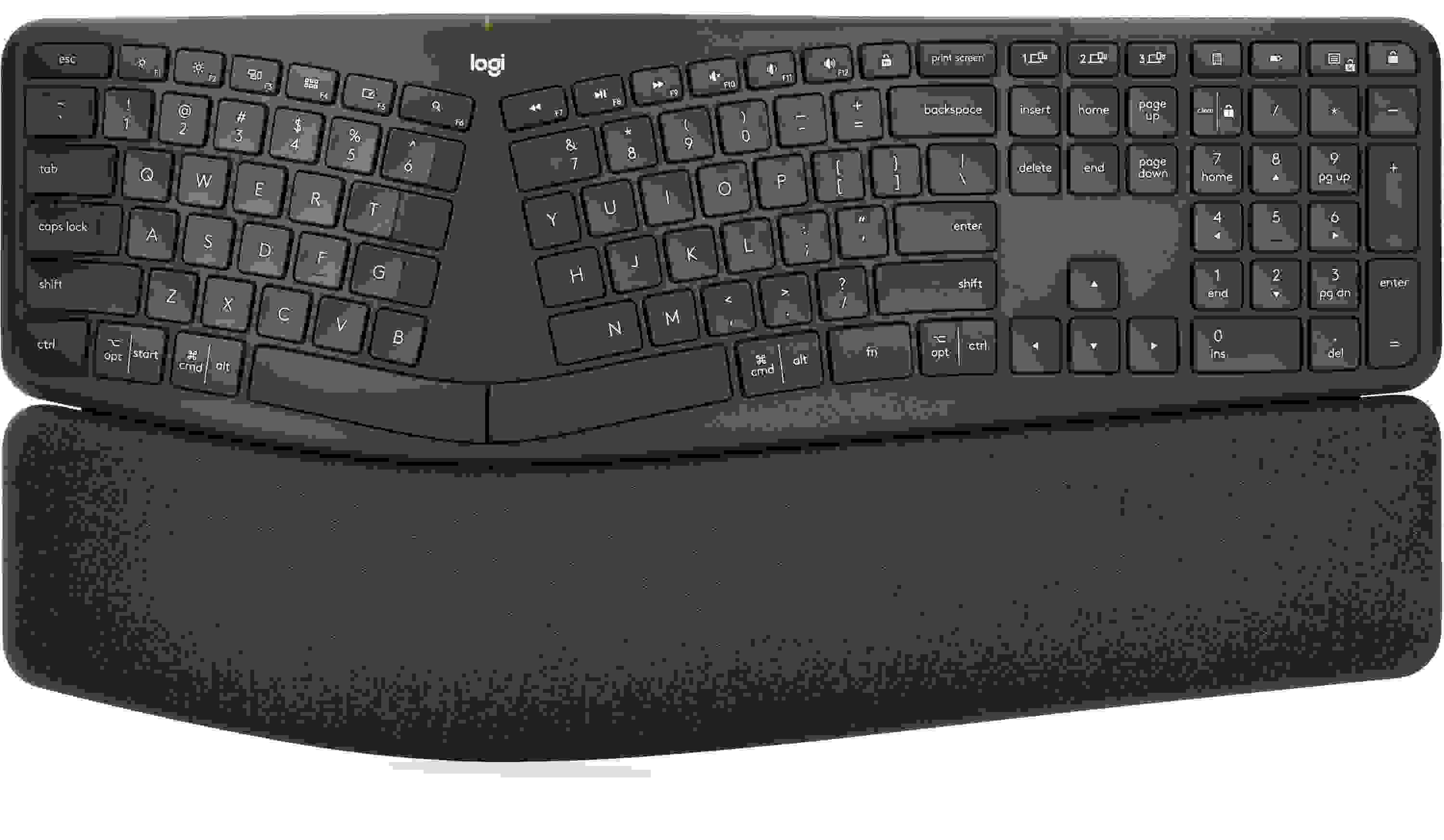 Logitech Ergo K860 Wireless Ergonomic Split Keyboard | Sweetwater