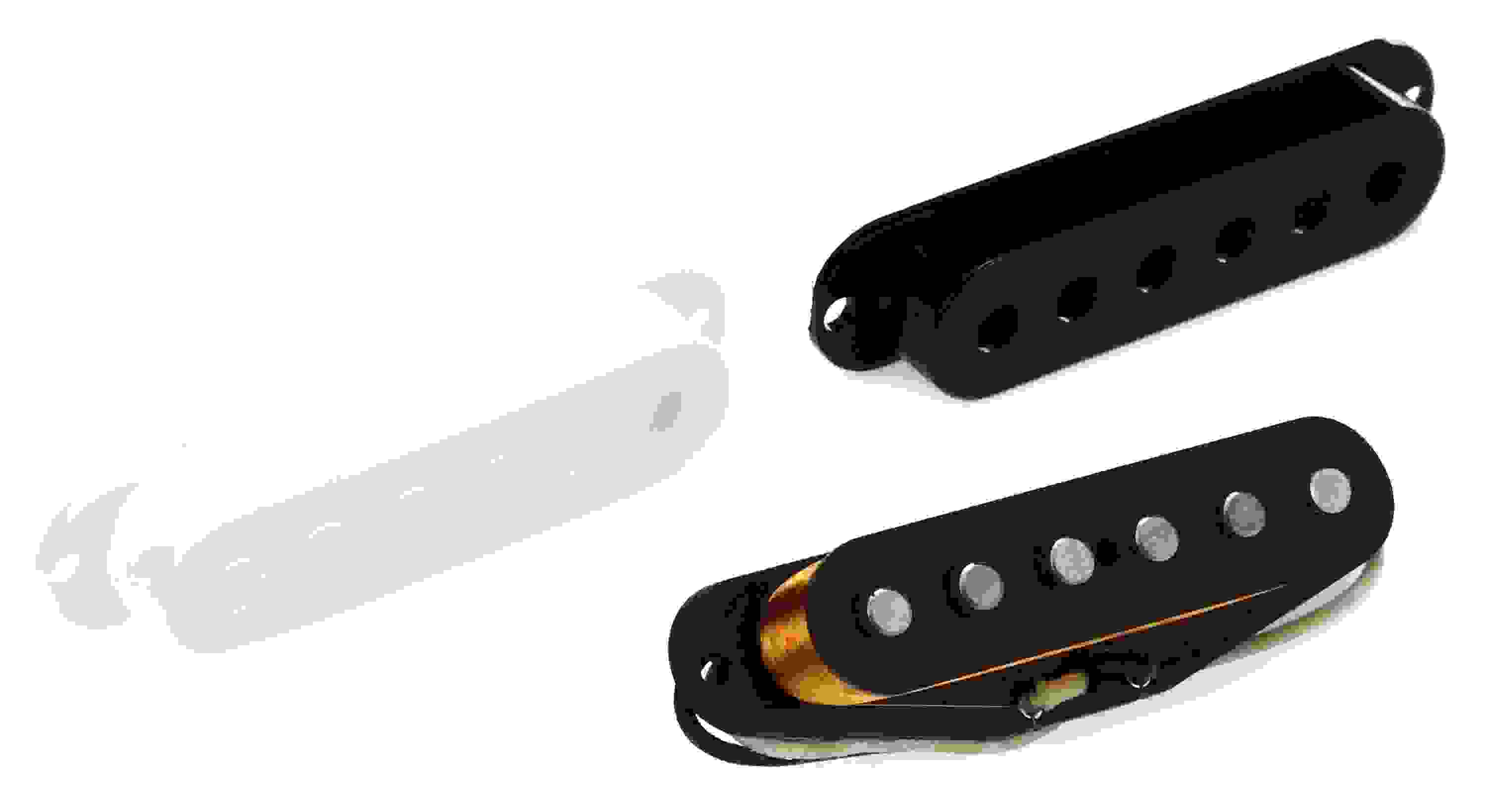 Friedman Classic Single Coil Neck Pickup - Black and White Caps ...