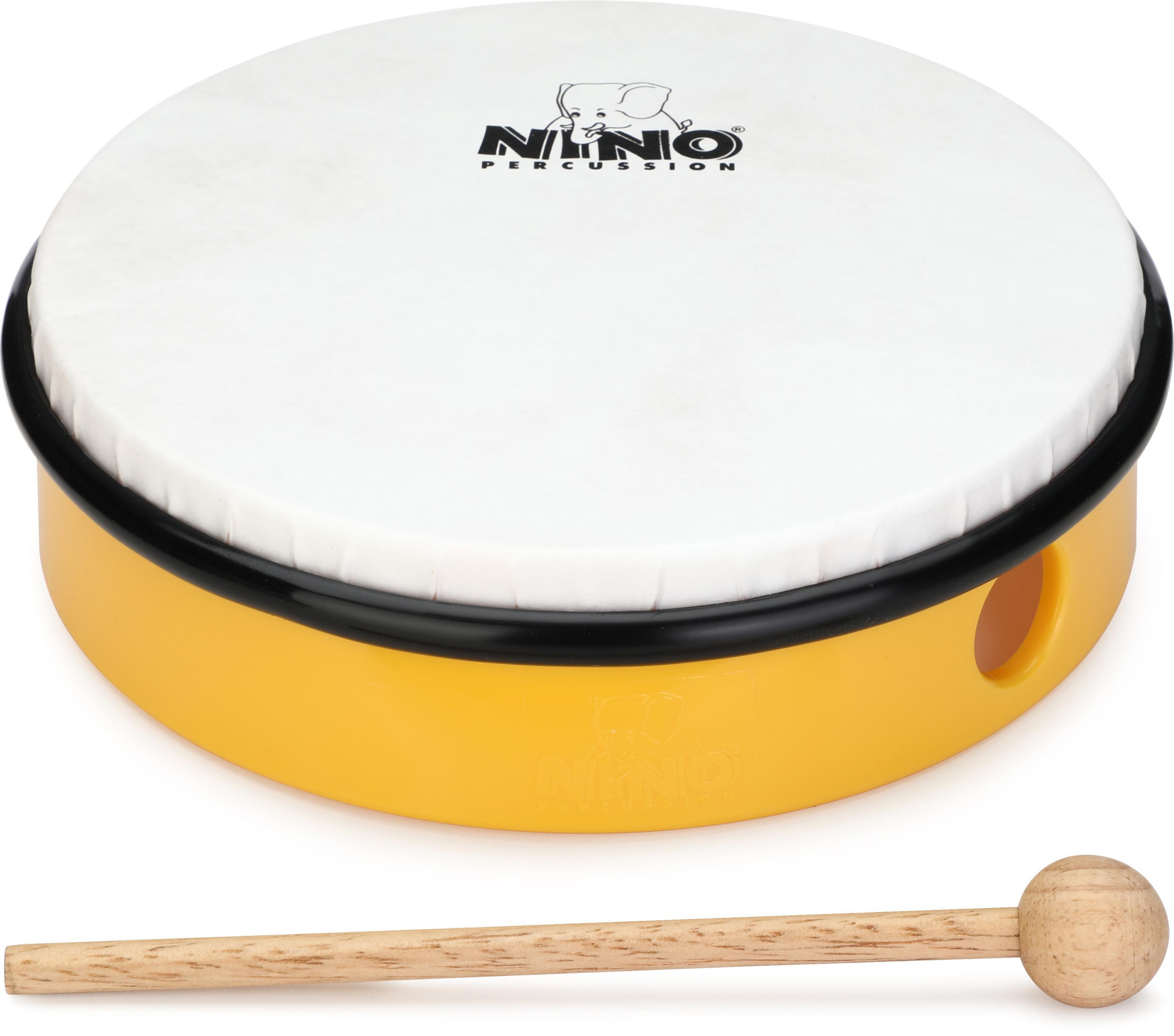 Nino ABS Hand Drum - 8 inches, Yellow | Sweetwater