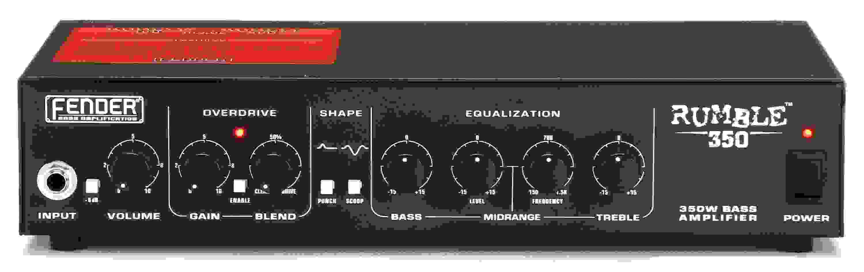 Fender Rumble 350 - 350-Watt Bass Head | Sweetwater