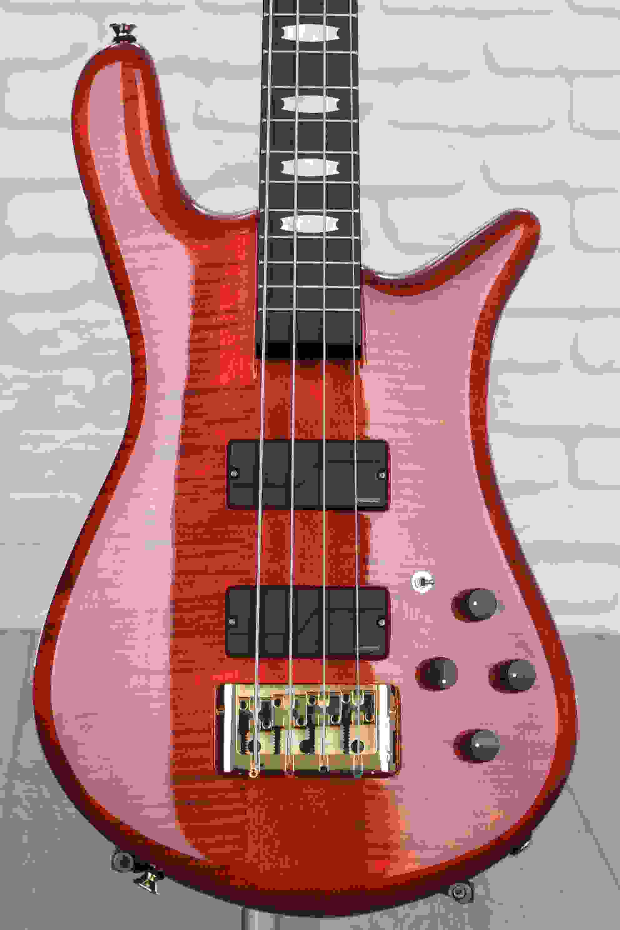 Spector Euro 4 LT Rudy Sarzo Signature Bass Guitar - Scarlett Red Gloss ...