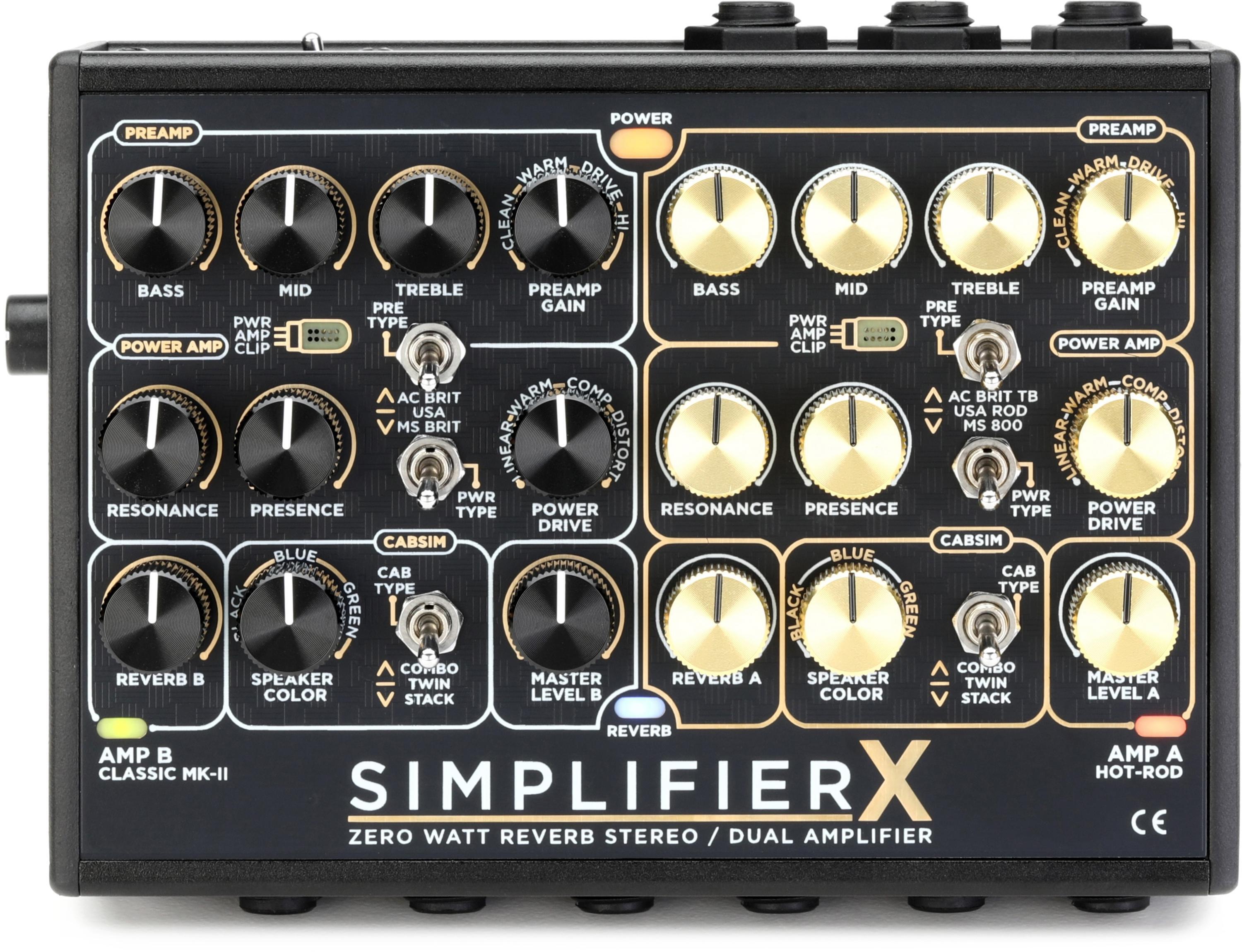 DSM Humboldt Electronics Simplifier X Zero Watt Reverb Stereo/Dual ...