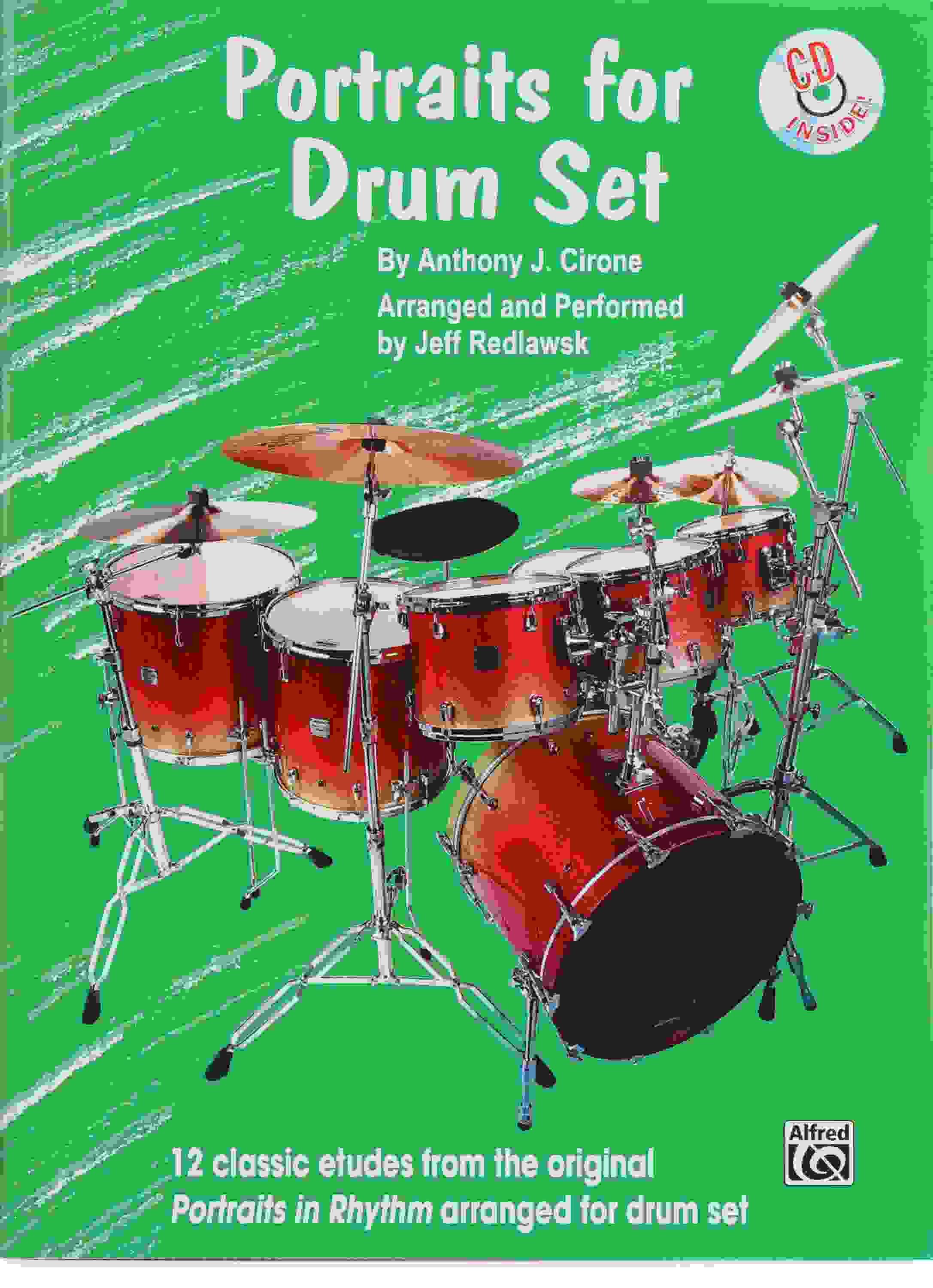 Alfred Portraits for Drum Set Book | Sweetwater