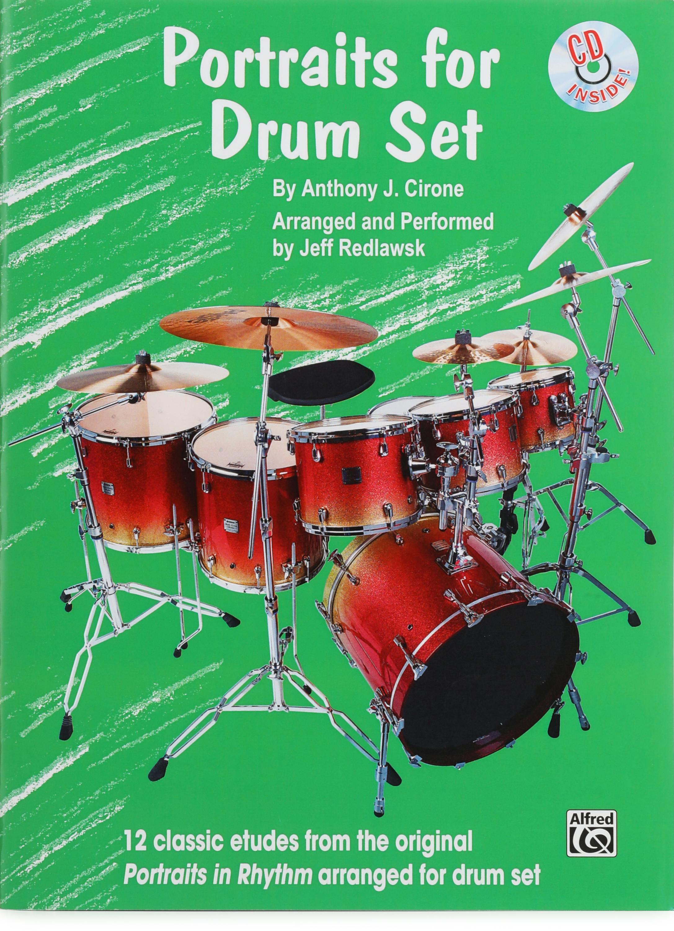Alfred Portraits for Drum Set Book | Sweetwater