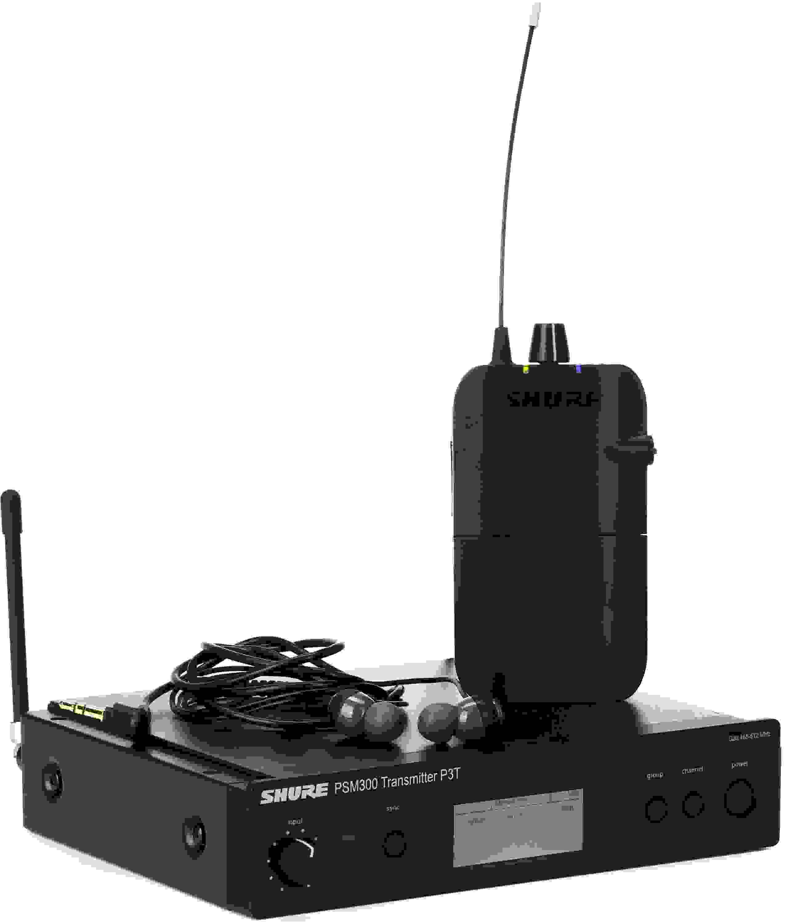 Shure PSM300 P3TR112GR Wireless In-ear Monitor System - G20 Band ...