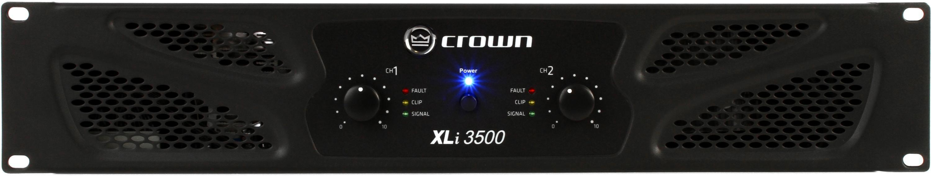 Crown XLi 3500 1350W 2-channel Power Amplifier | Sweetwater