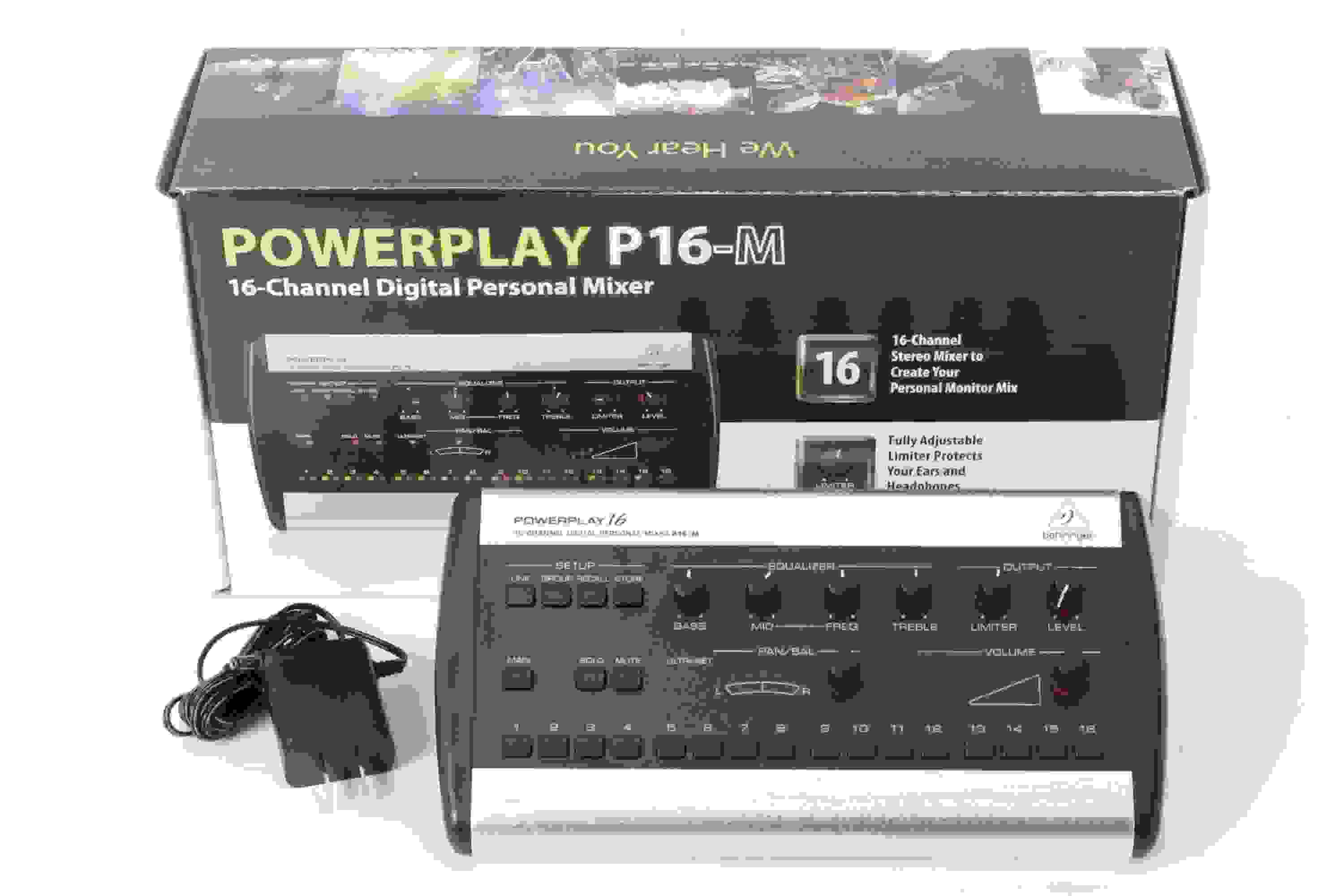Behringer Powerplay P16-M 16-channel Digital Personal Mixer | Sweetwater