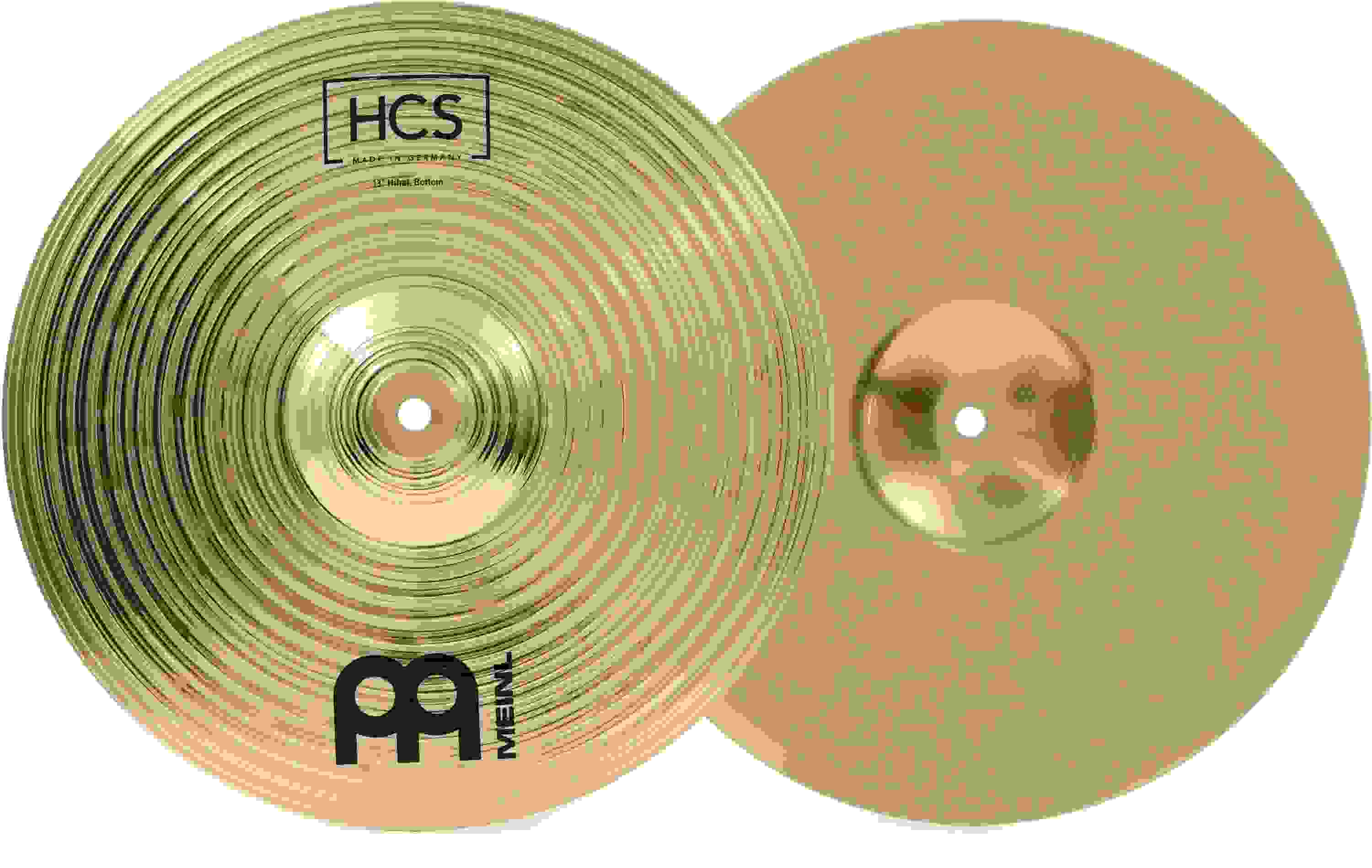 Meinl Cymbals 13-inch HCS Hi-hat Cymbals | Sweetwater