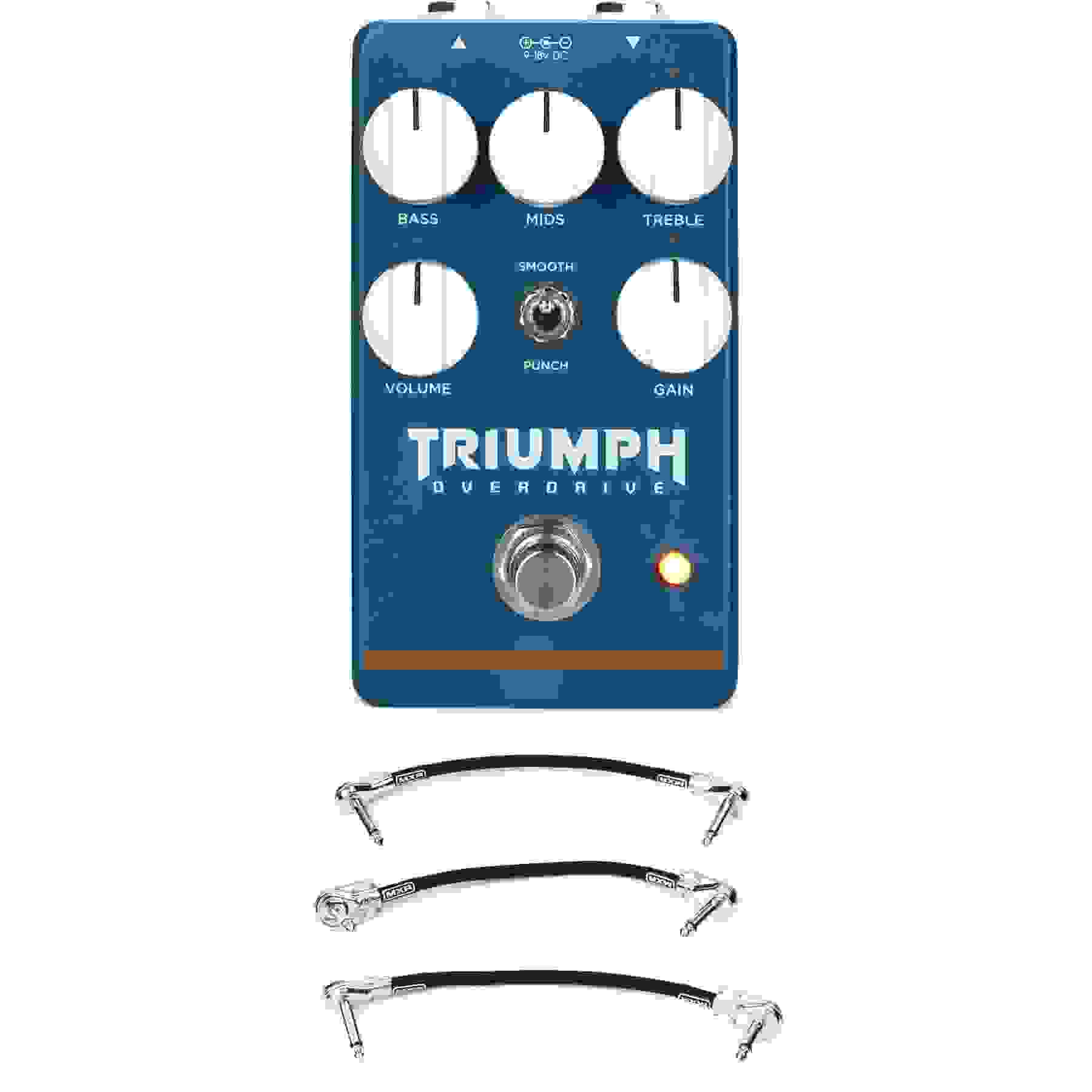 Wampler Triumph Overdrive Pedal with Patch Cables | Sweetwater