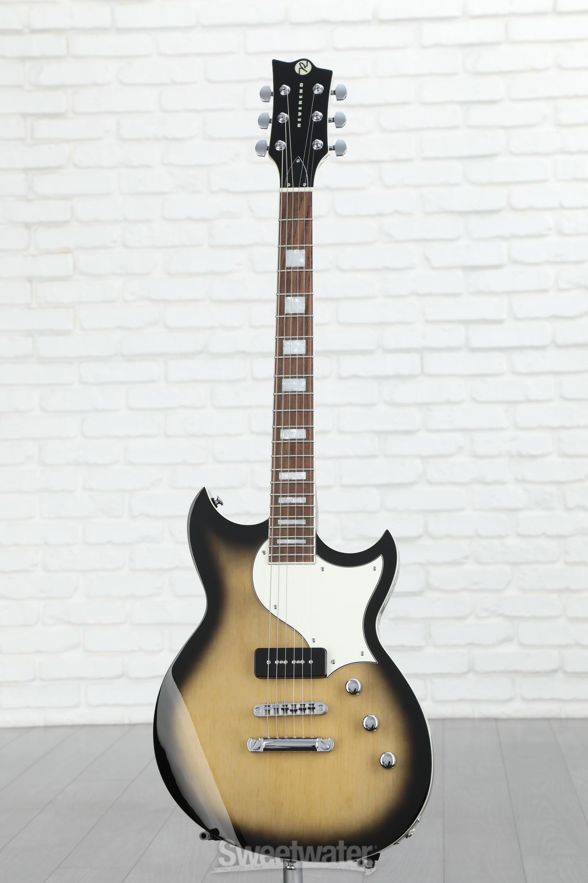 Reverend Sensei Jr. Electric Guitar - Korina Burst | Sweetwater