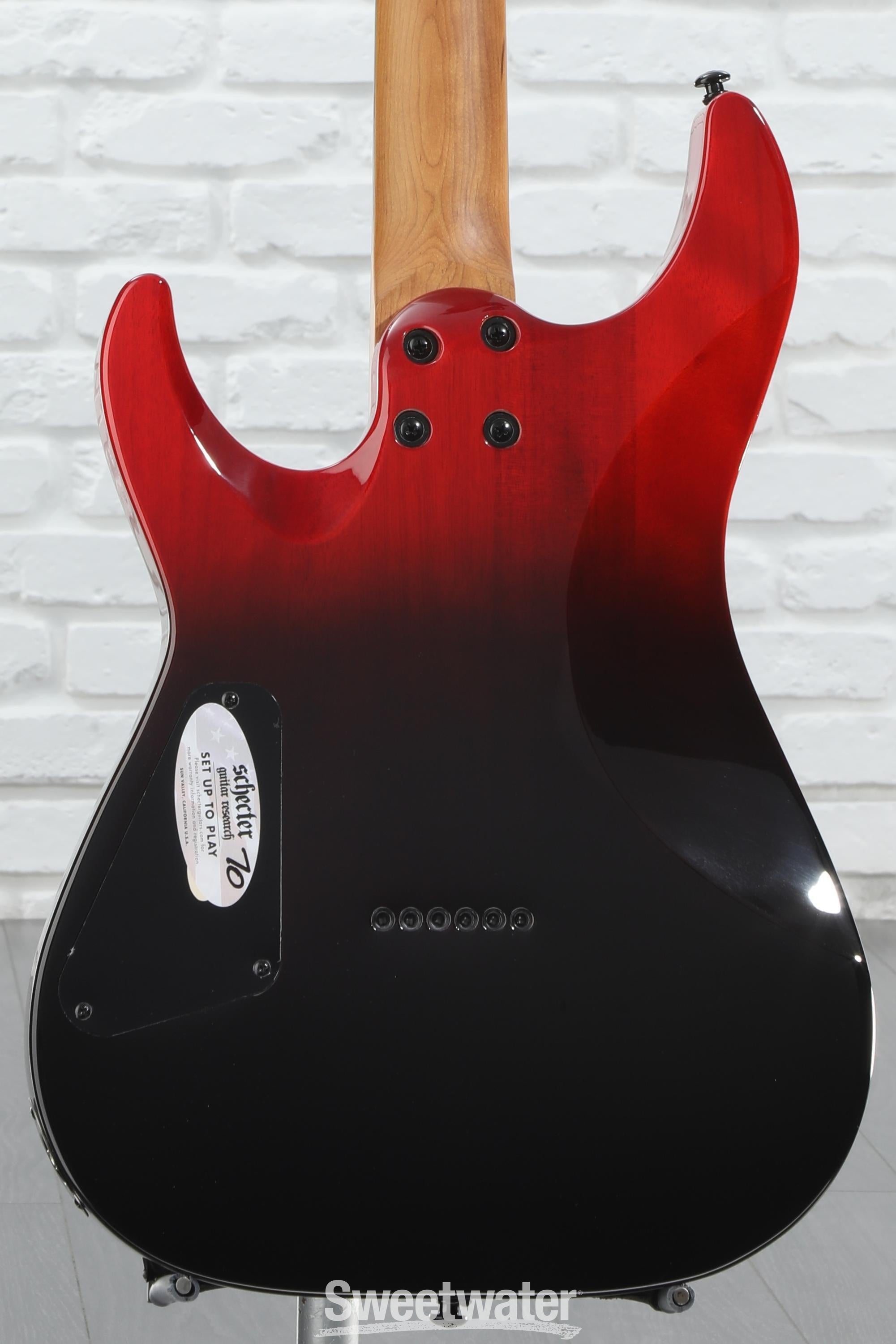 Schecter C-1 Standard Electric Guitar - Blood Burst | Sweetwater