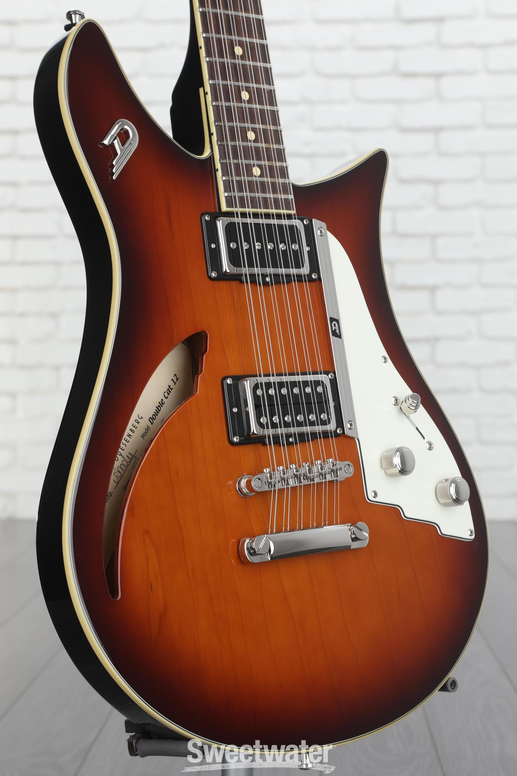 Duesenberg Double Cat 12-string Electric Guitar - Vintage Burst ...