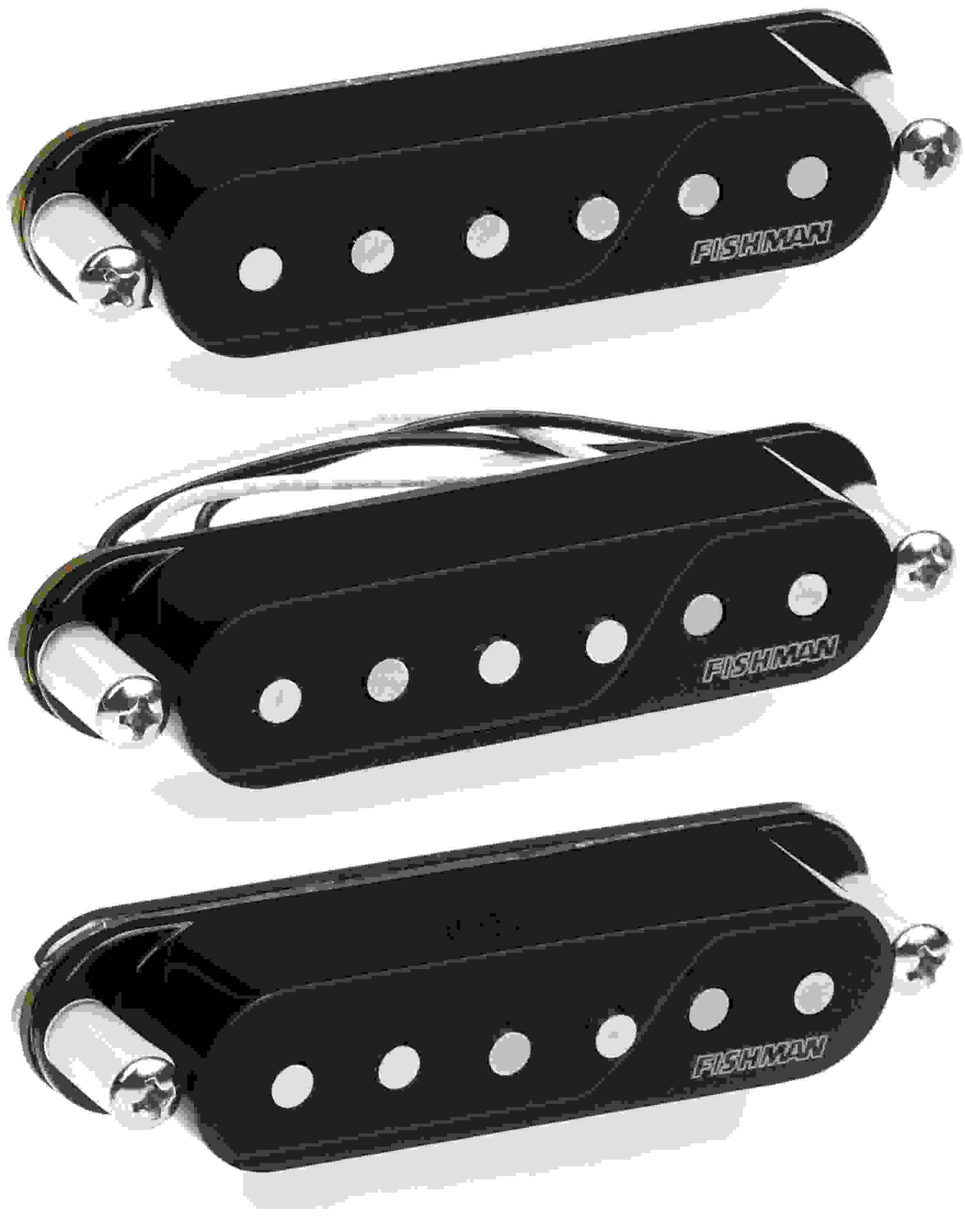 Fishman Fluence Active 3-piece Single Coil Pickup Set - Black | Sweetwater