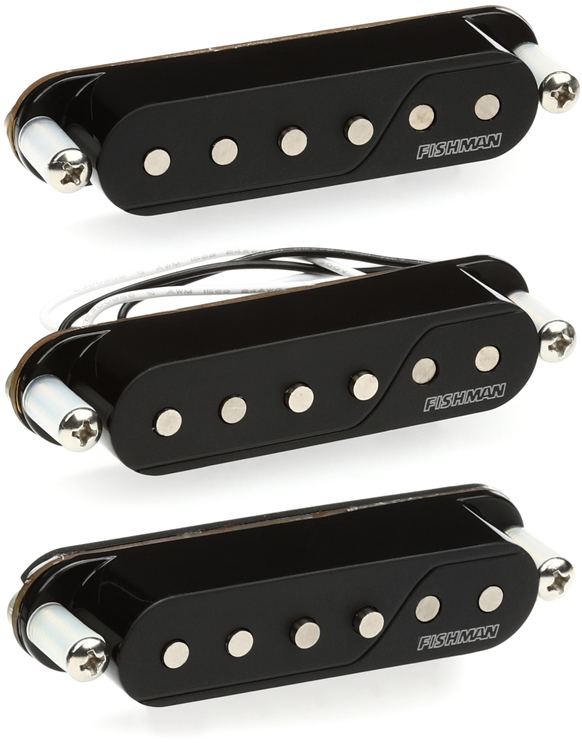 Fishman Fluence Active 3-piece Single Coil Pickup Set - Black | Sweetwater