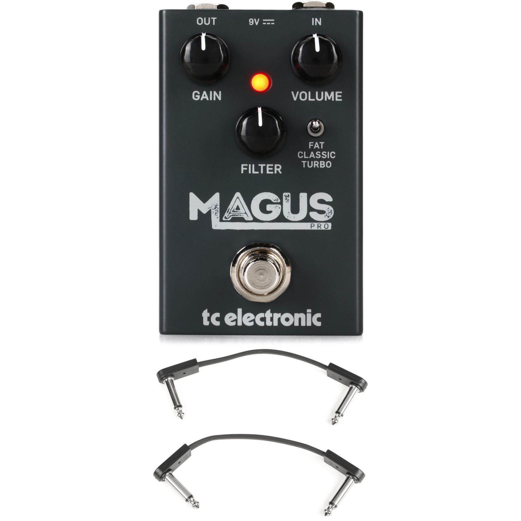 TC Electronic Magus Pro High Gain Distortion Pedal with EBS Patch Cables | Sweetwater
