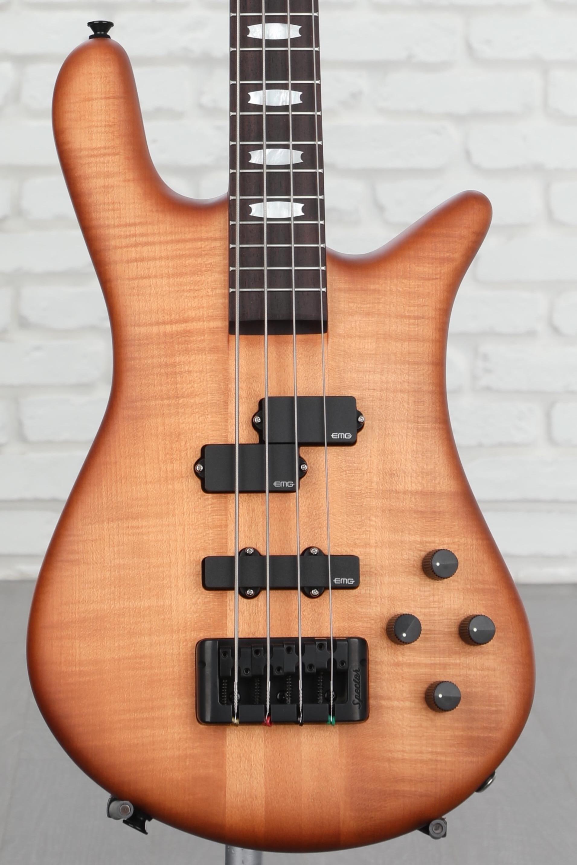 Spector Euro 4 LX Electric Bass Guitar - Natural Sunburst | Sweetwater
