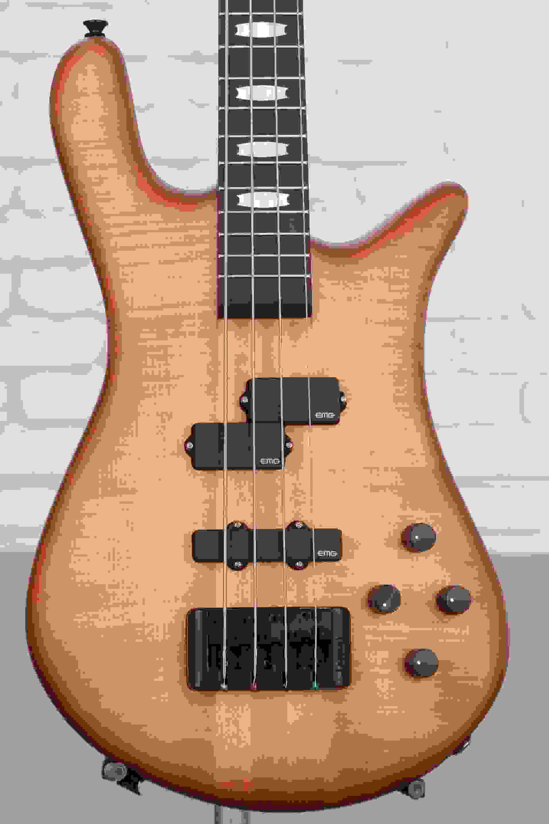 Spector Euro 4 Lx Electric Bass Guitar Natural Sunburst Sweetwater