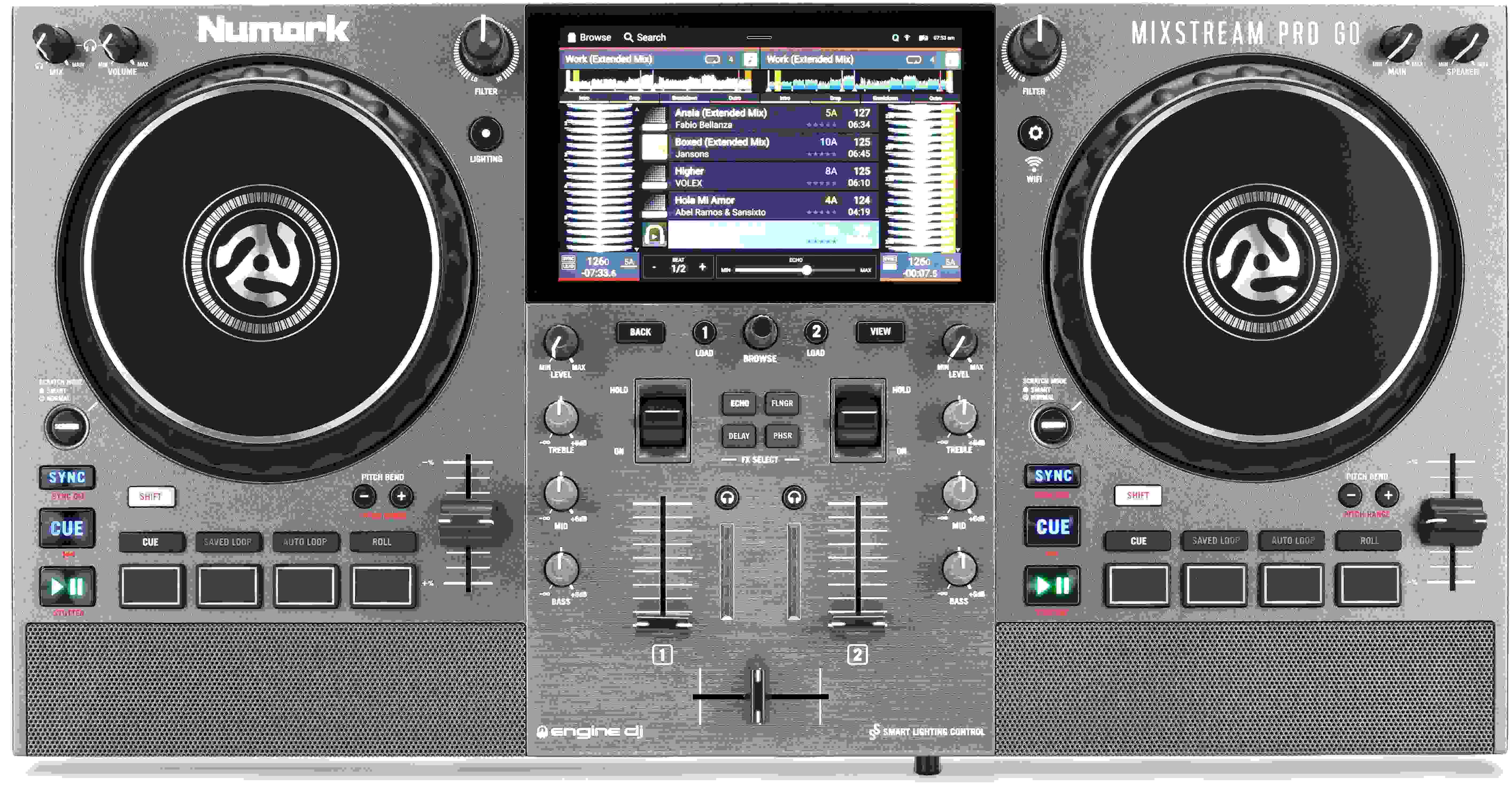 Numark Mixstream Pro Go Battery-powered Standalone DJ Controller ...