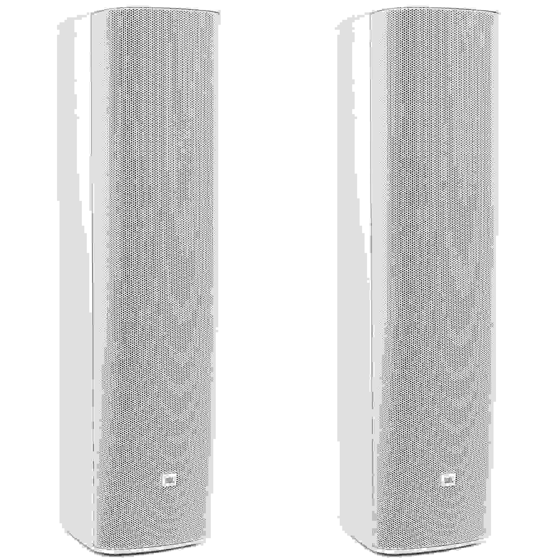 JBL CBT 1000-WH Adjustable Coverage Column Installation Speaker Pair - White | Sweetwater