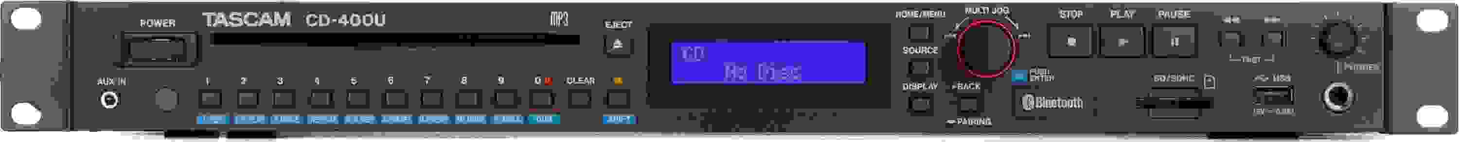 TASCAM CD-400U CD / SD / USB Player with Bluetooth | Sweetwater
