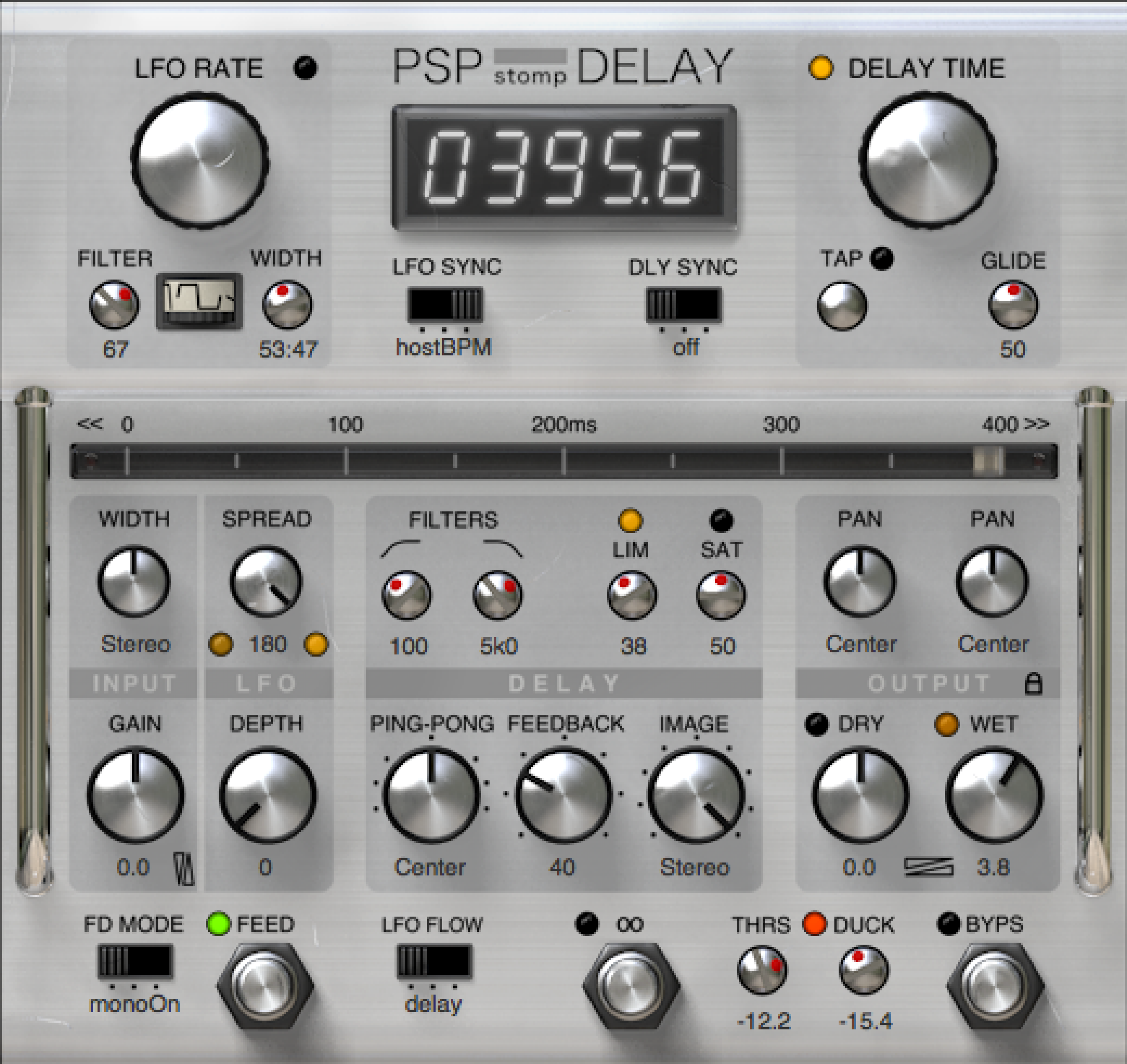 PSP Audioware StompDelay Creative Delay Plug-in | Sweetwater