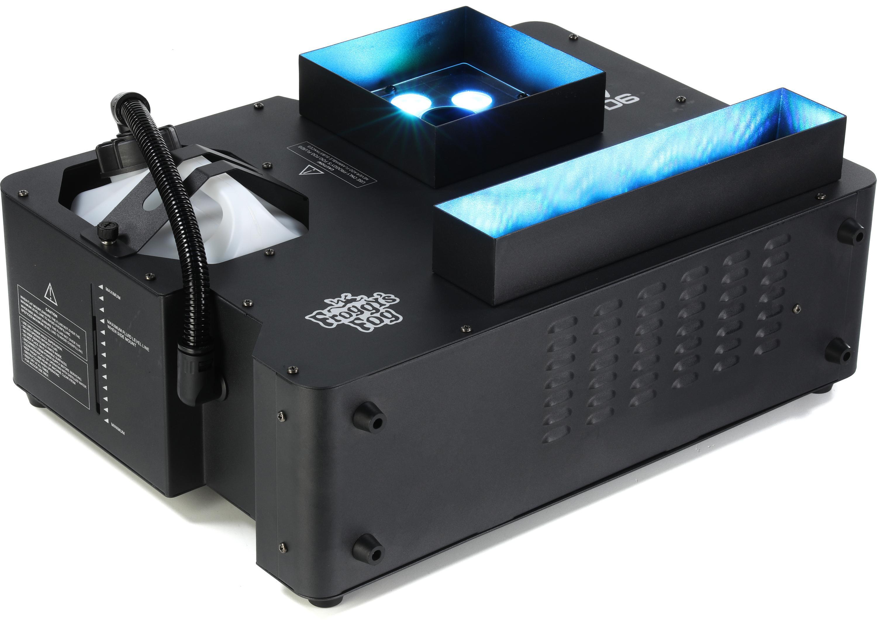 Froggy's Fog Hyperion D6 Dual-color 1,600-watt Upshot Fog Machine with ...