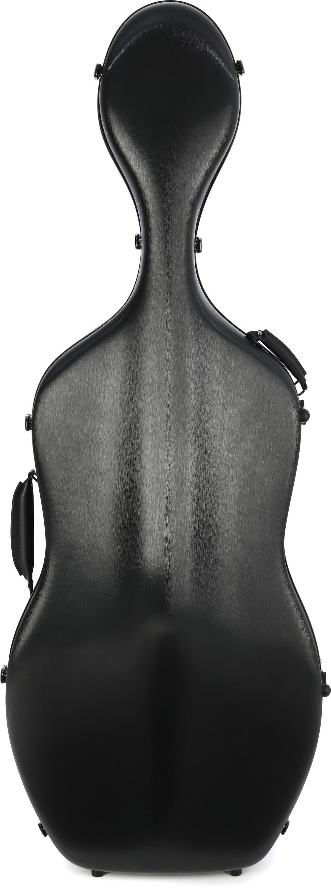 Howard Core CC4500 Scratch-resistant Cello Case - Solid Black, 4/4 Size ...