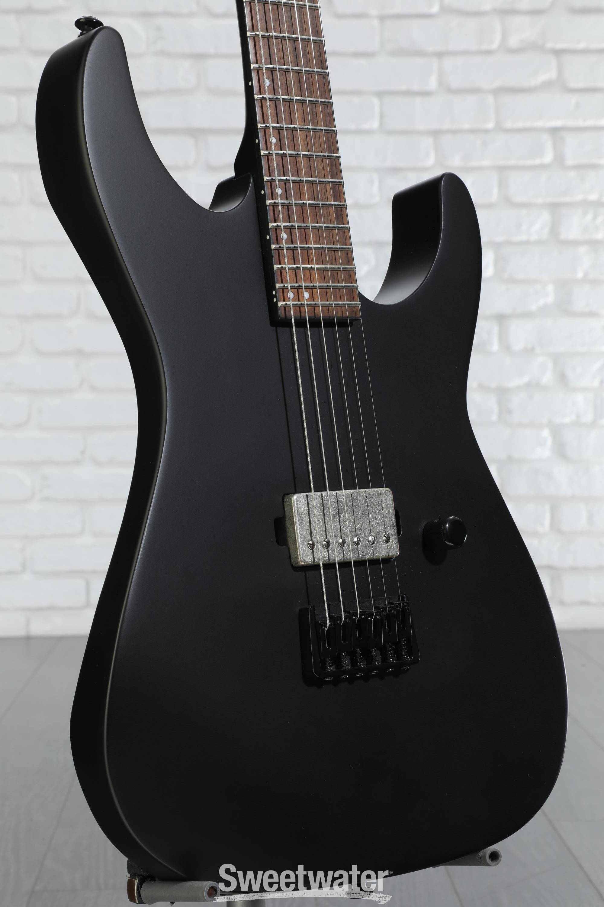 ESP LTD M-201 HT Electric Guitar - Black Satin | Sweetwater