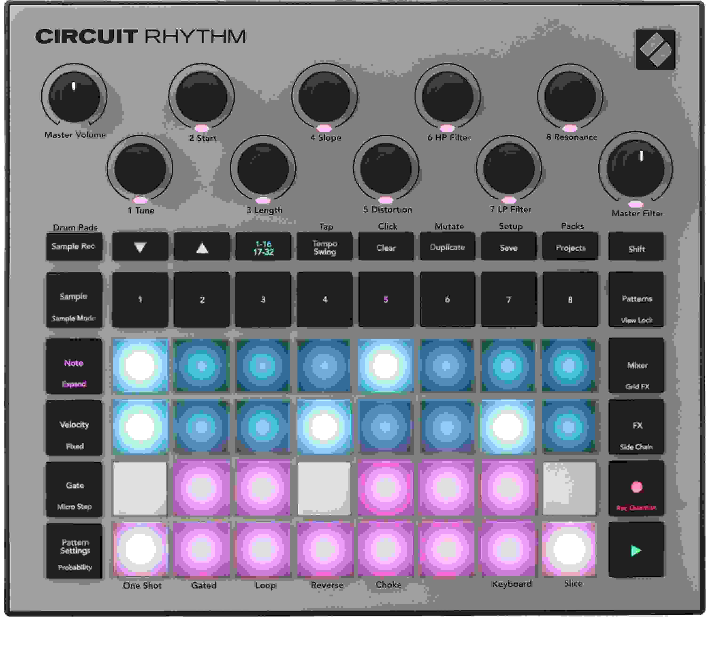 Novation Circuit Rhythm Groovebox and Standalone Sampler | Sweetwater