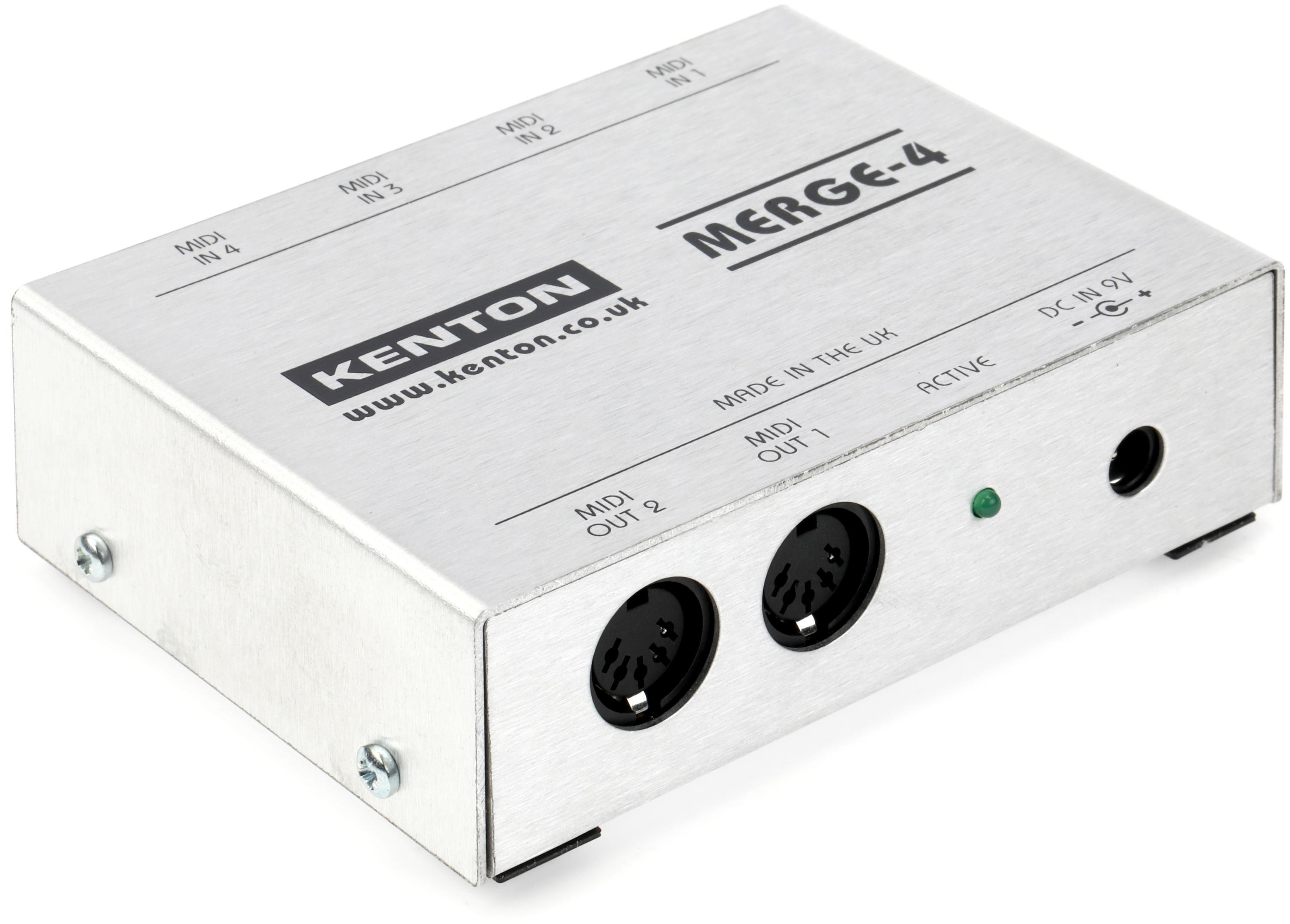 Kenton Merge-4 MIDI Merge Box | Sweetwater