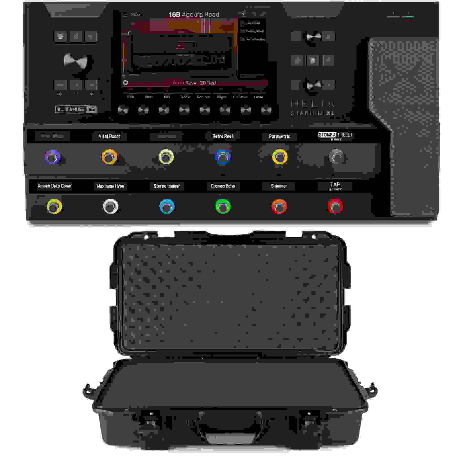 Line 6 Helix Stadium XL Amp Modeler and FX Processor with Case | Sweetwater